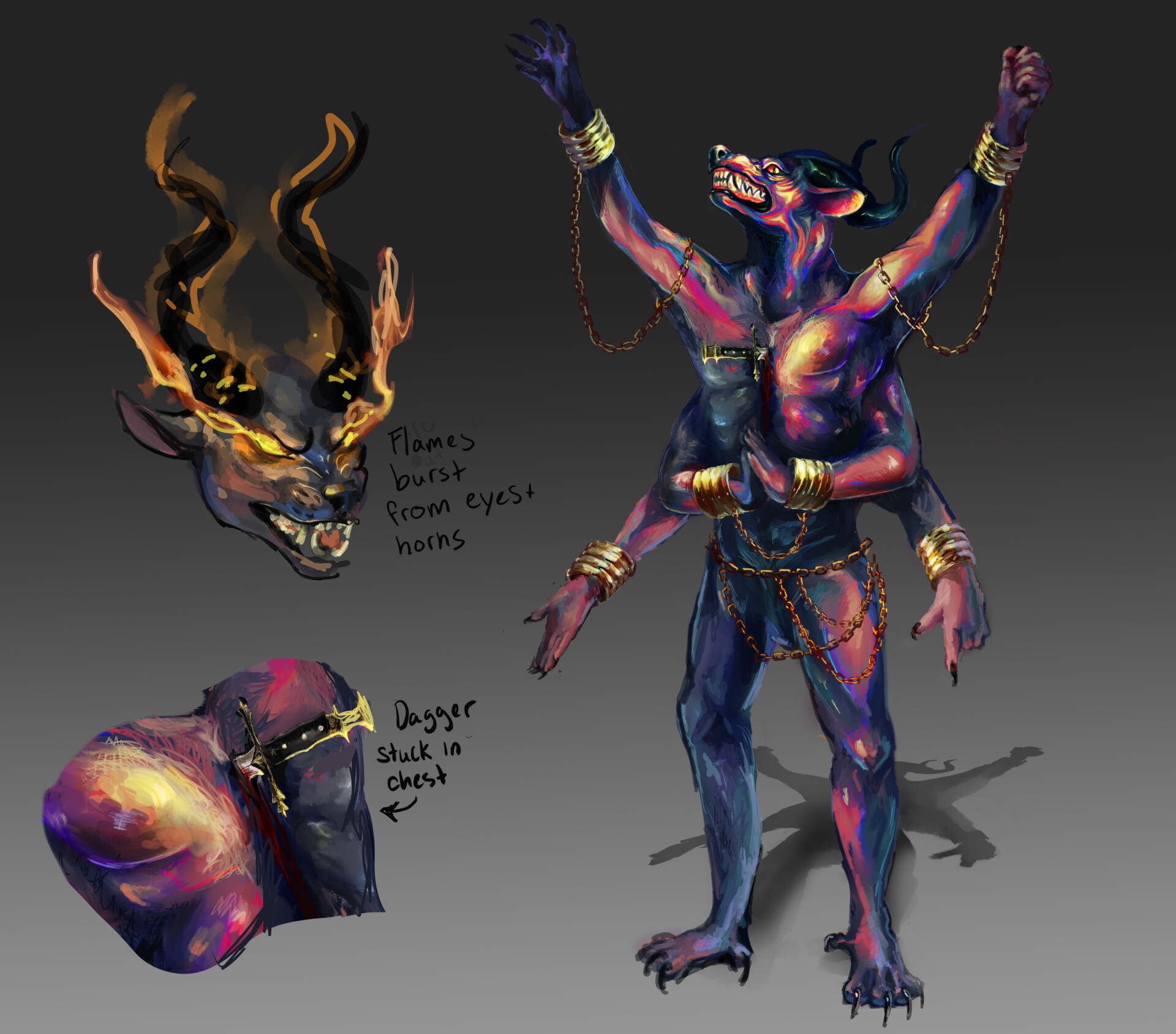 ArtStation - Demon (commission)