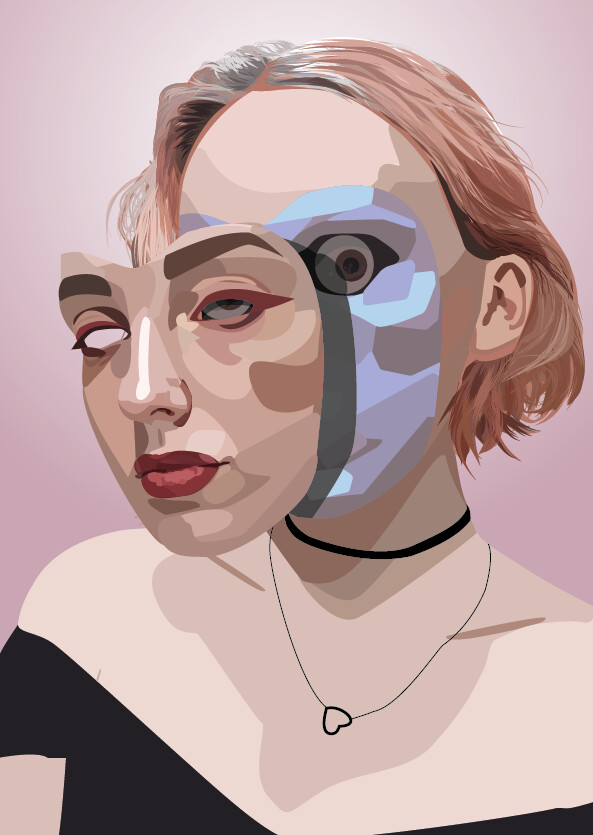 ArtStation - vector self portrait