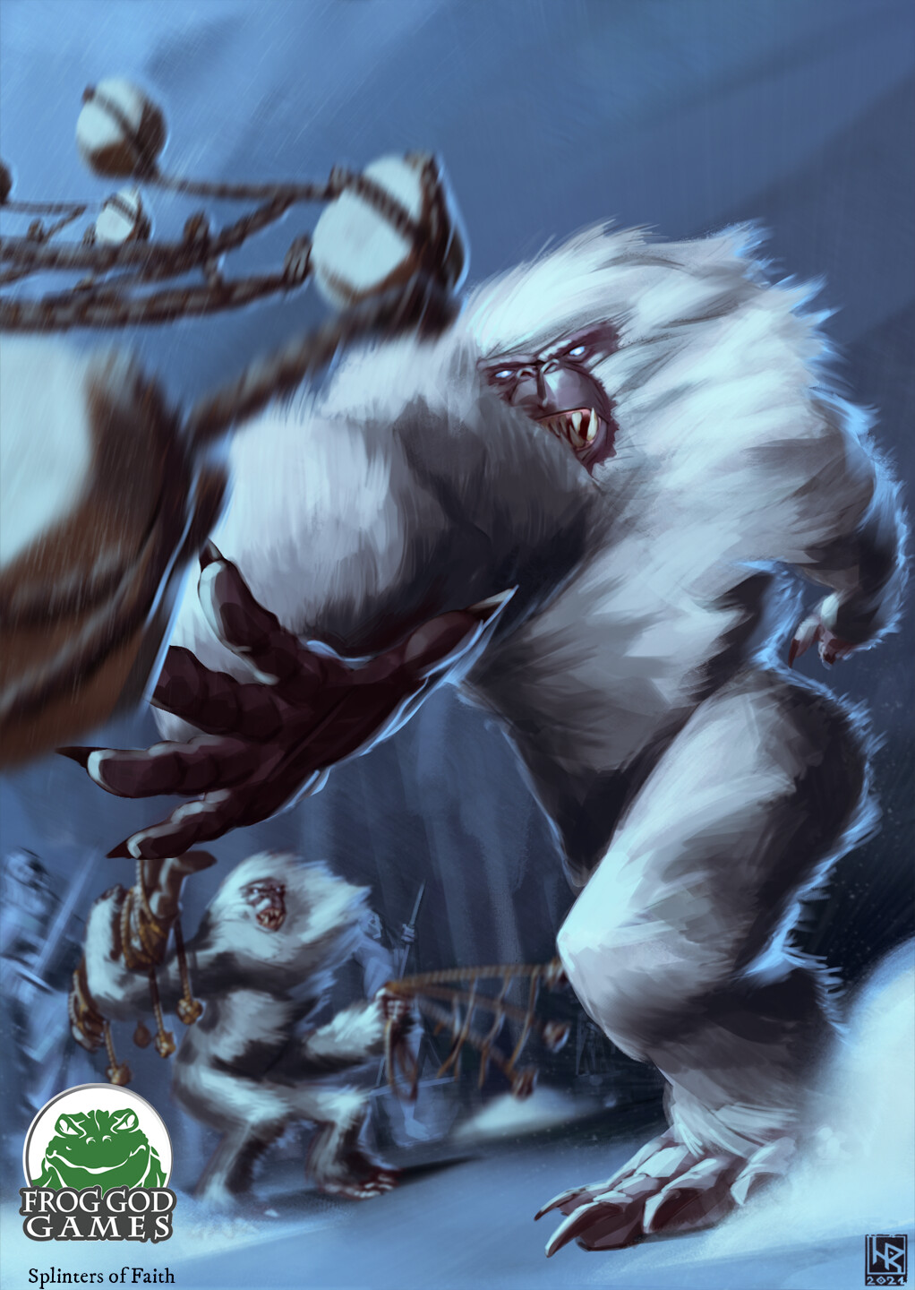 ArtStation - Frog God Games - Splinters of Faith - Yetis