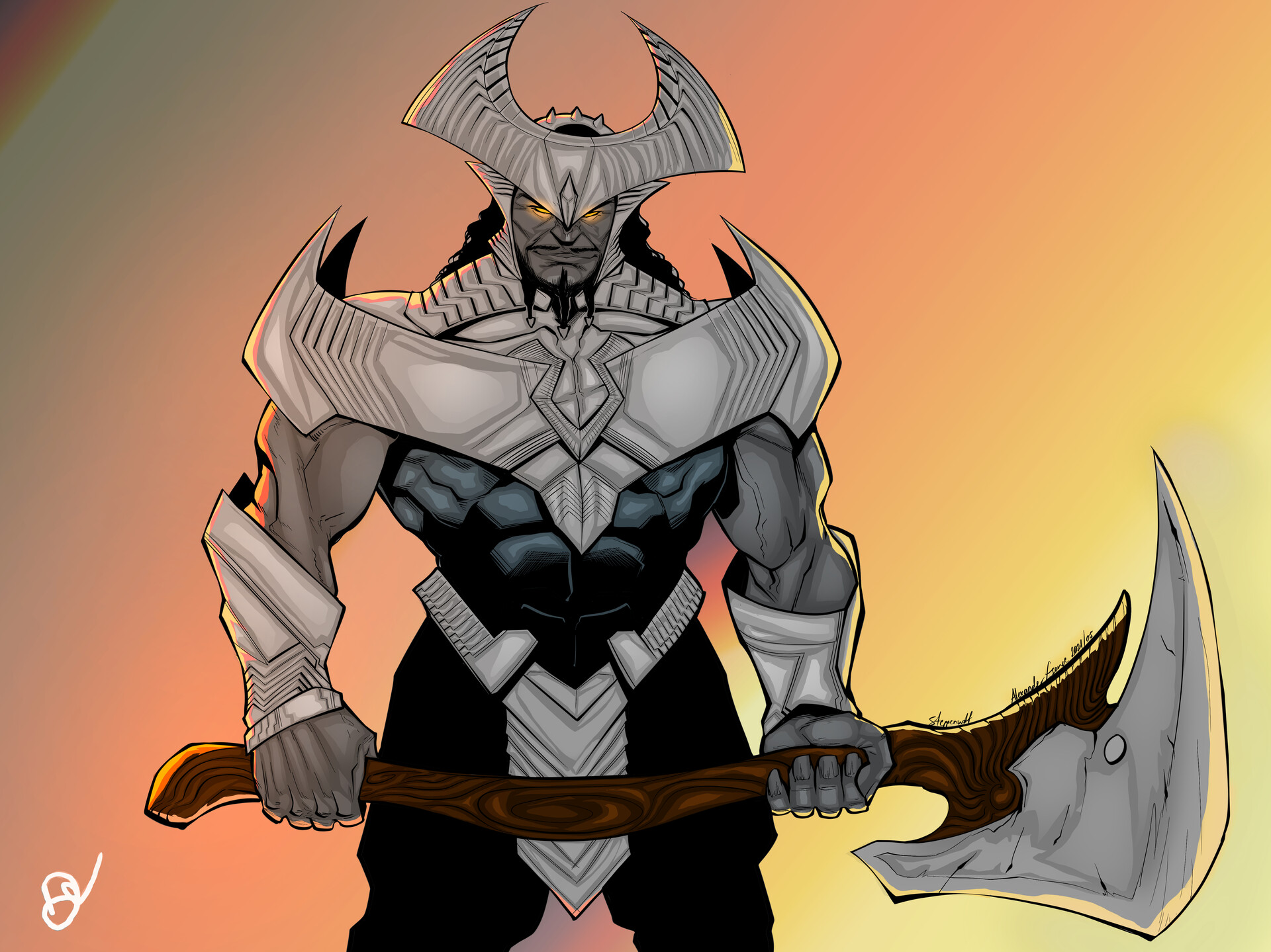 ArtStation - i also colored this , enjoy and have a nice day...