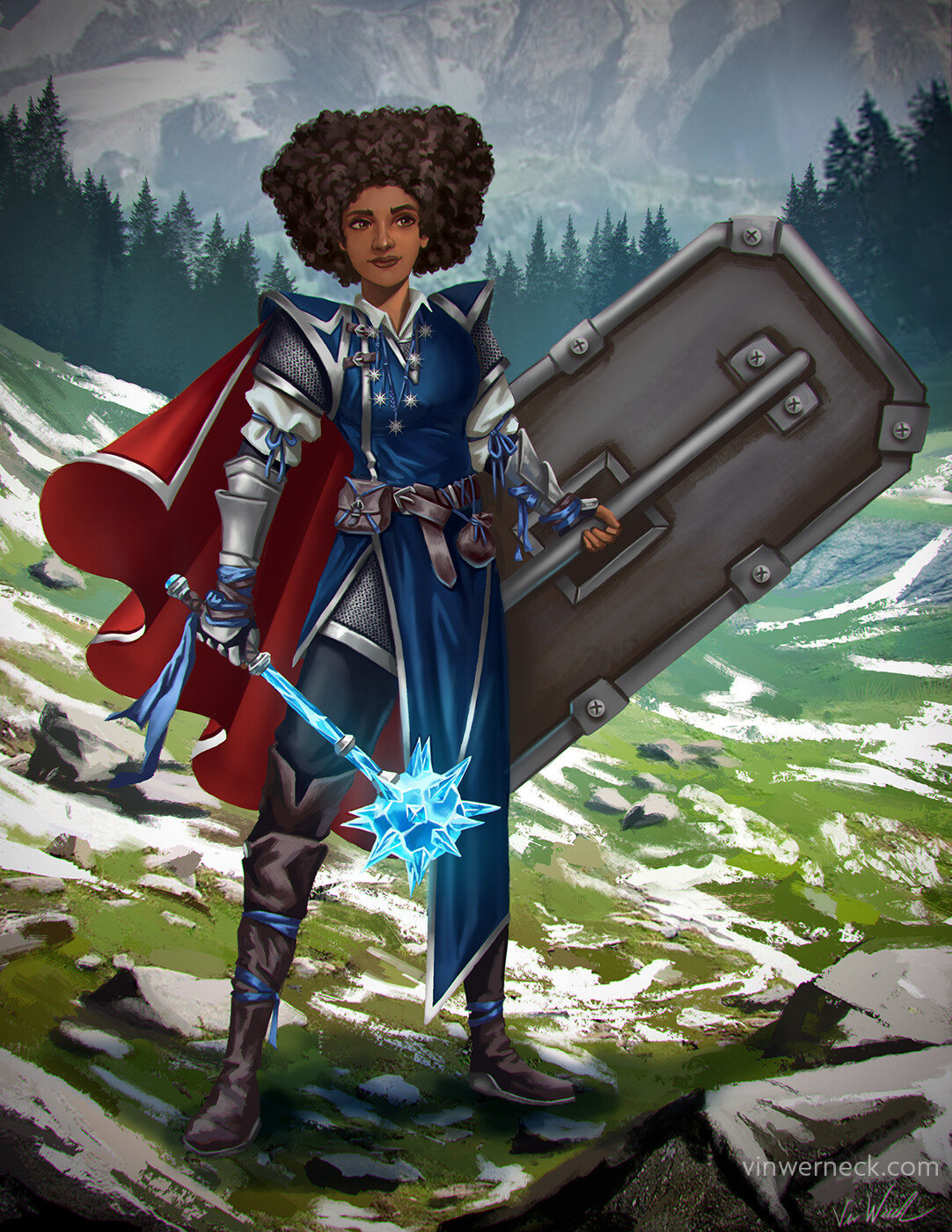 ArtStation - Cleric of Mystra