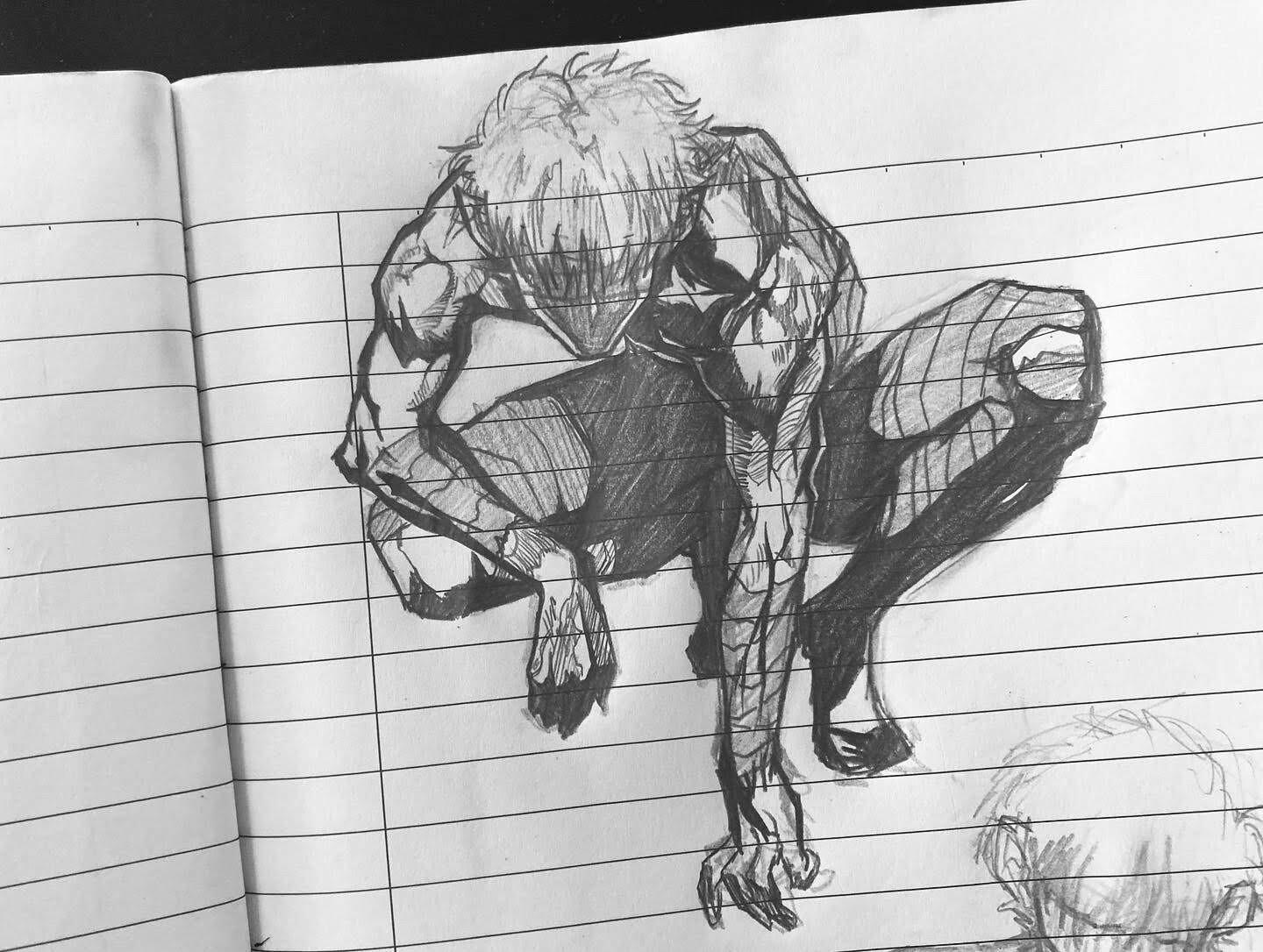 ArtStation - Crouching | Manga-style Doodle