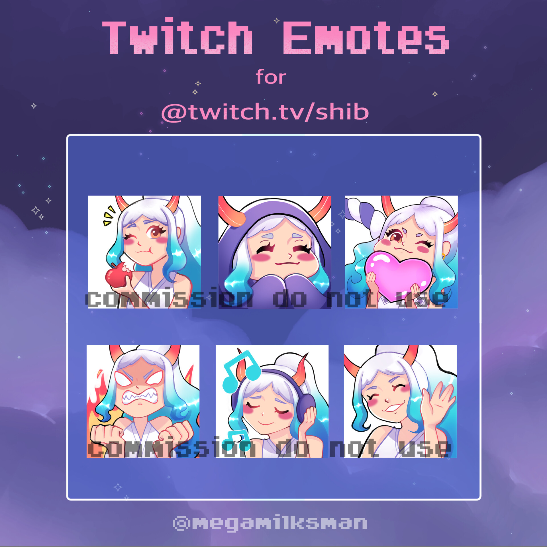 ArtStation - Emote List / Shib