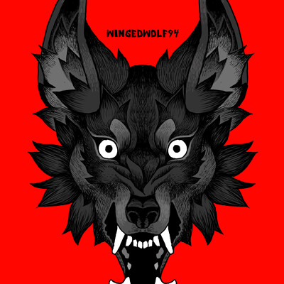wingedwolf94 - Black & Red