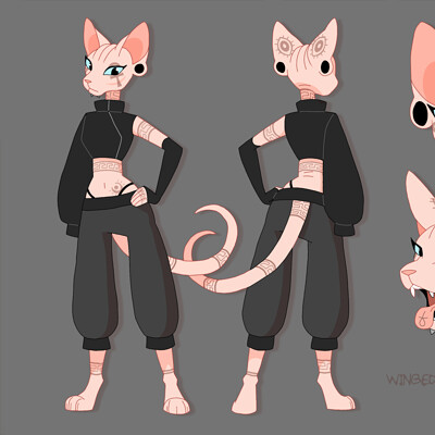 wingedwolf94 - Character Design