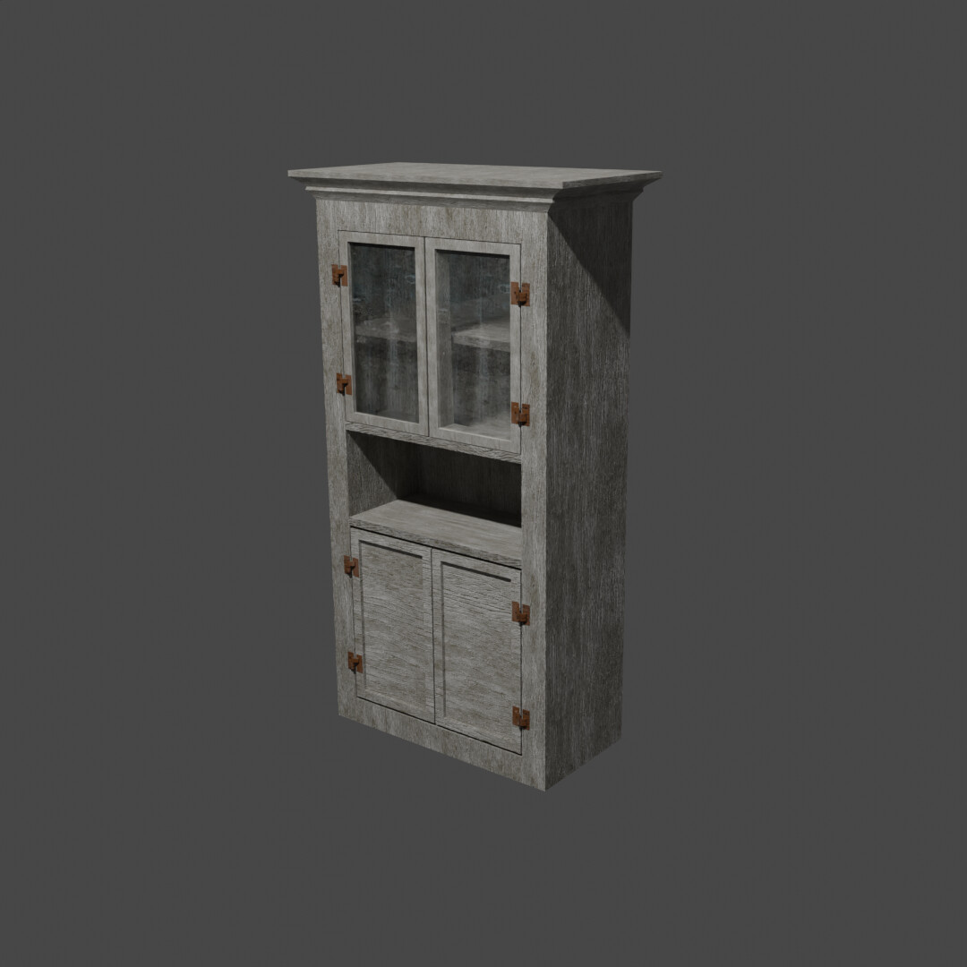 ArtStation - Wooden cabinet