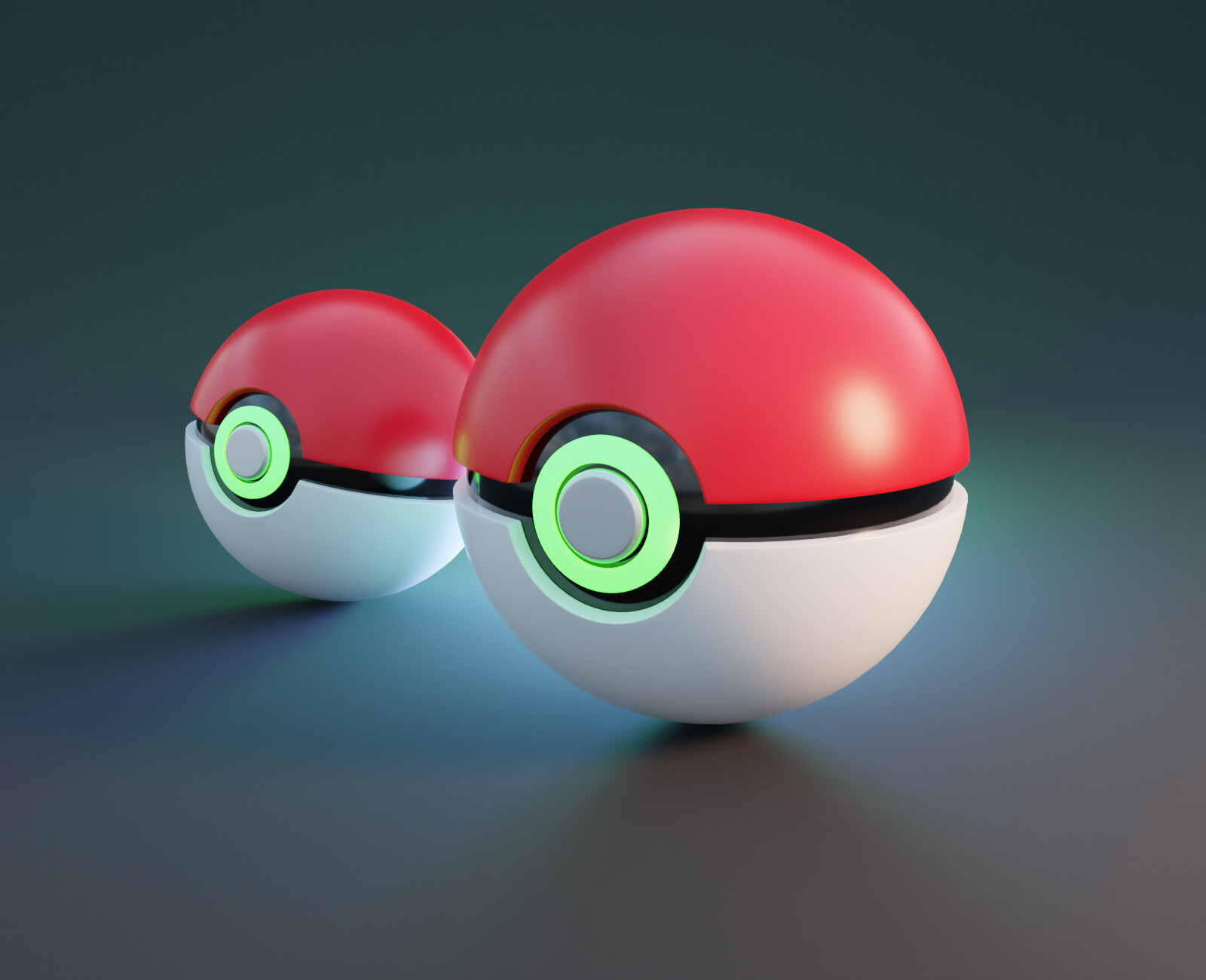ArtStation - Pokeball, made with Blender, rendered in Cycles