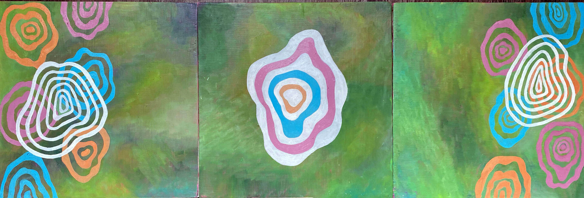 ArtStation - Abstract Triptych