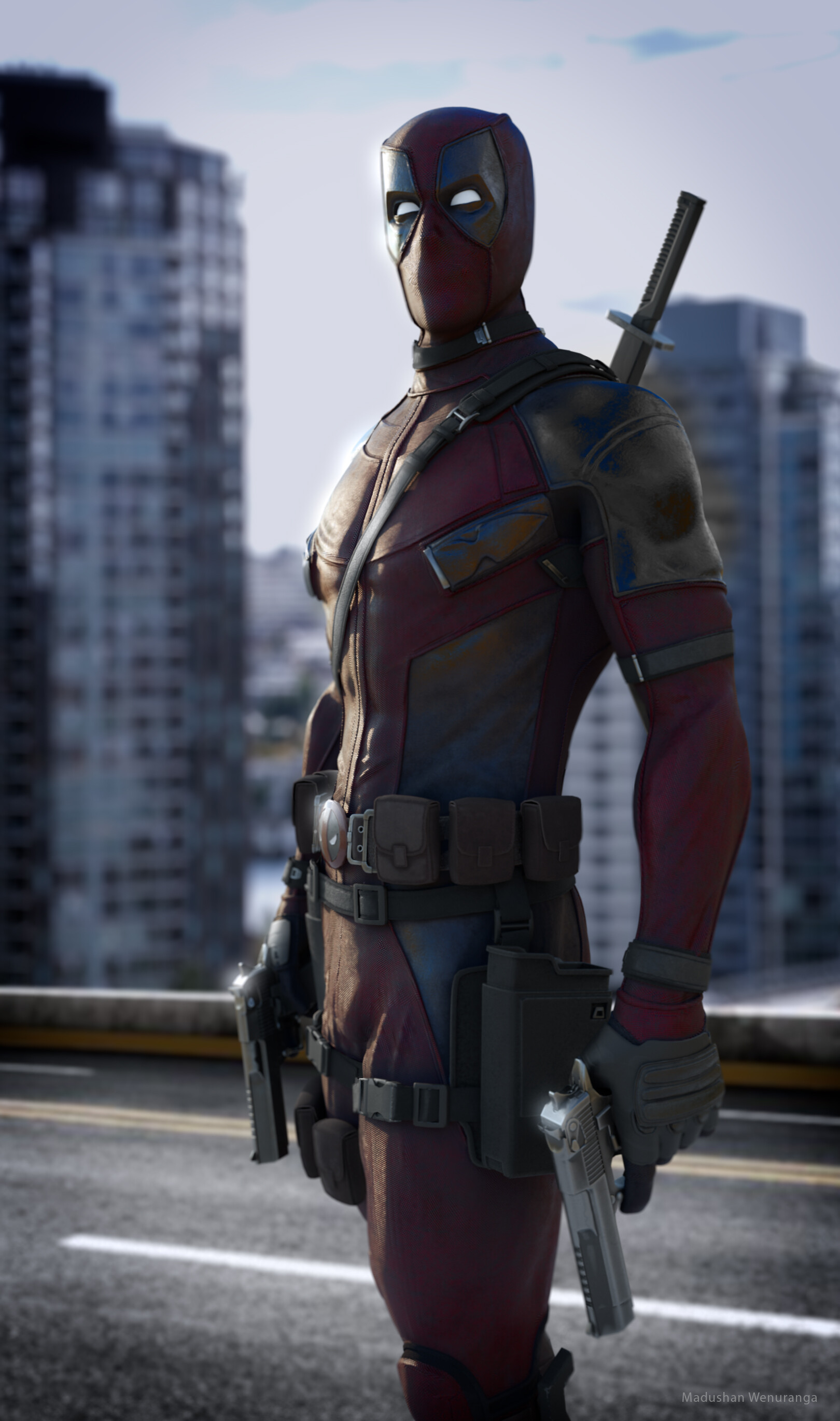 ArtStation - Deadpool (fan art)