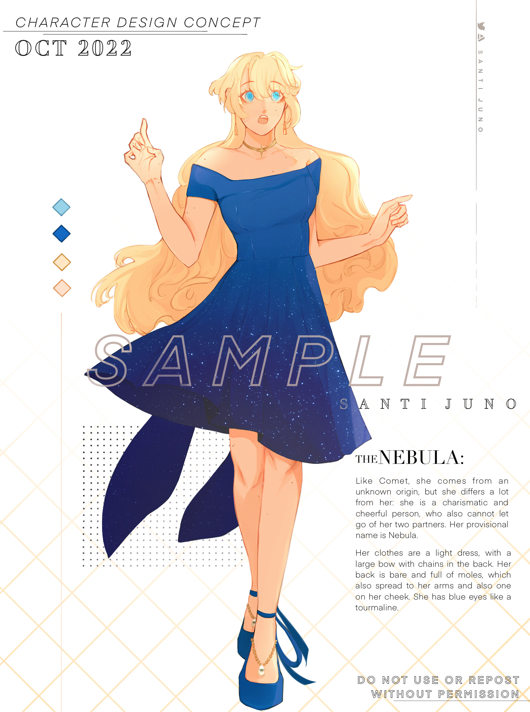 Juliana Santos - Nebula - Character Design Concept