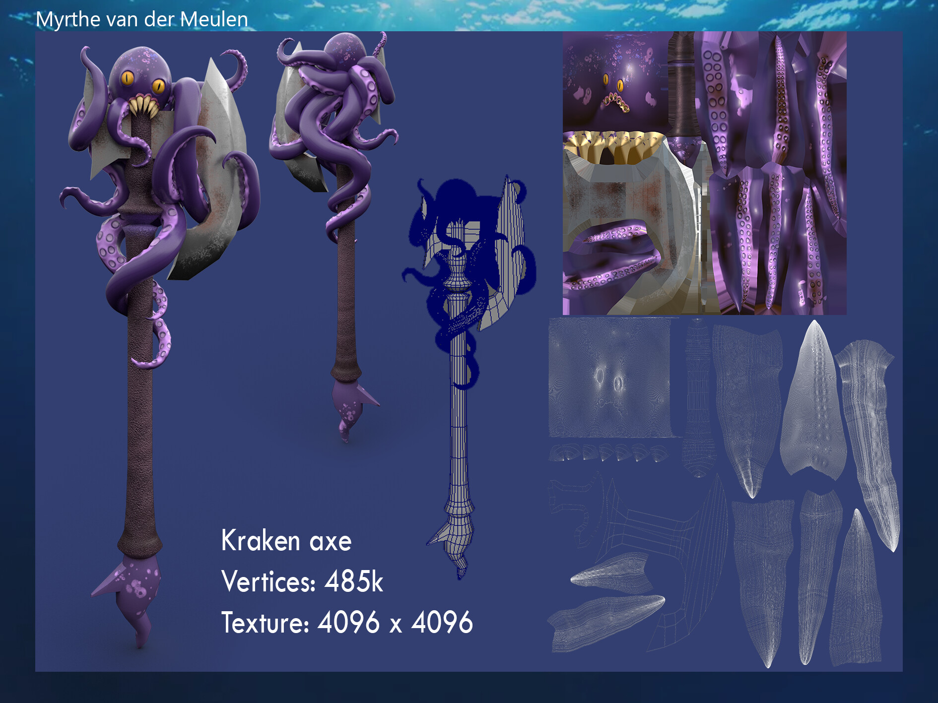 ArtStation - Kraken axe