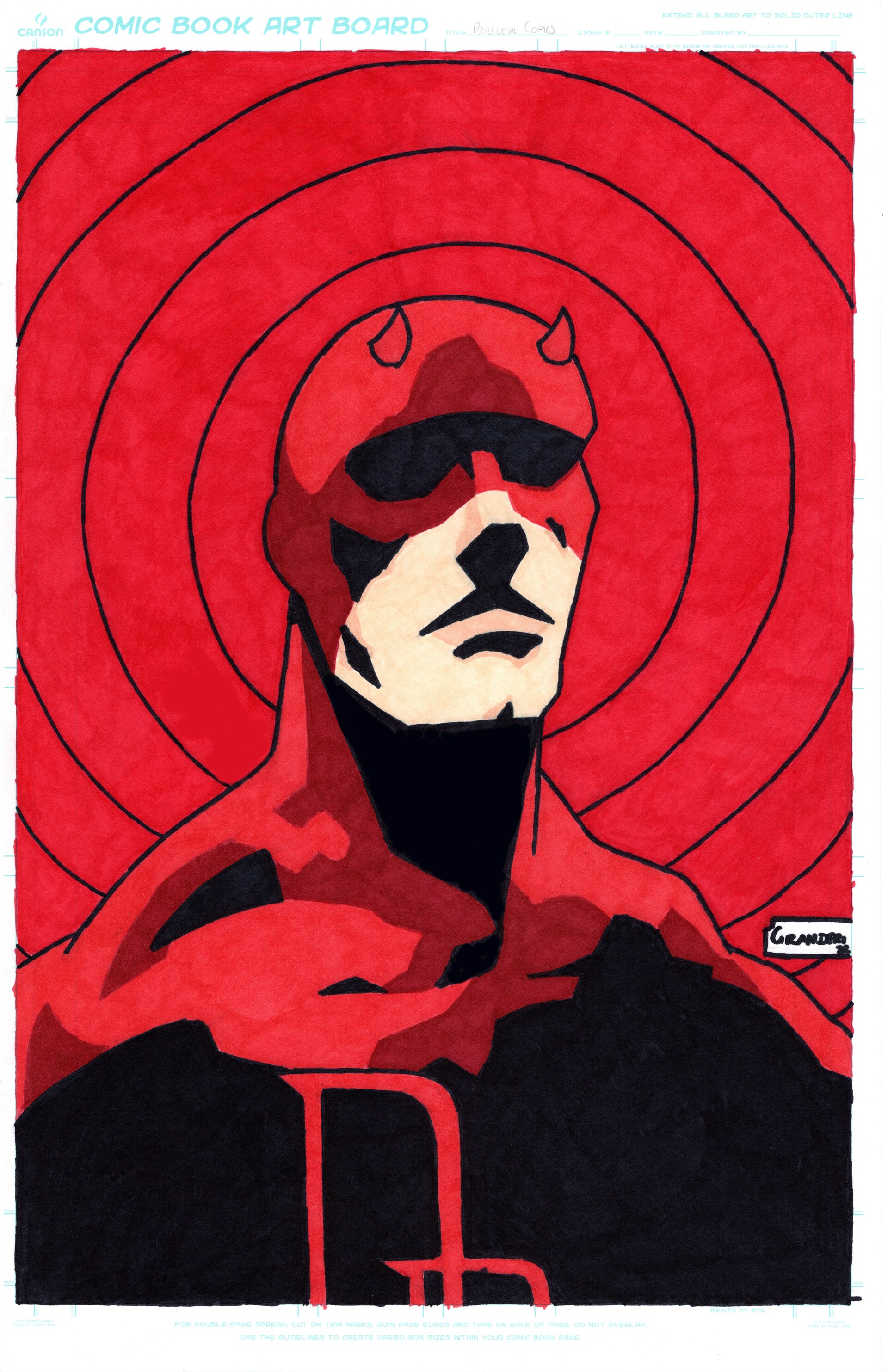 ArtStation - Daredevil (Copics)