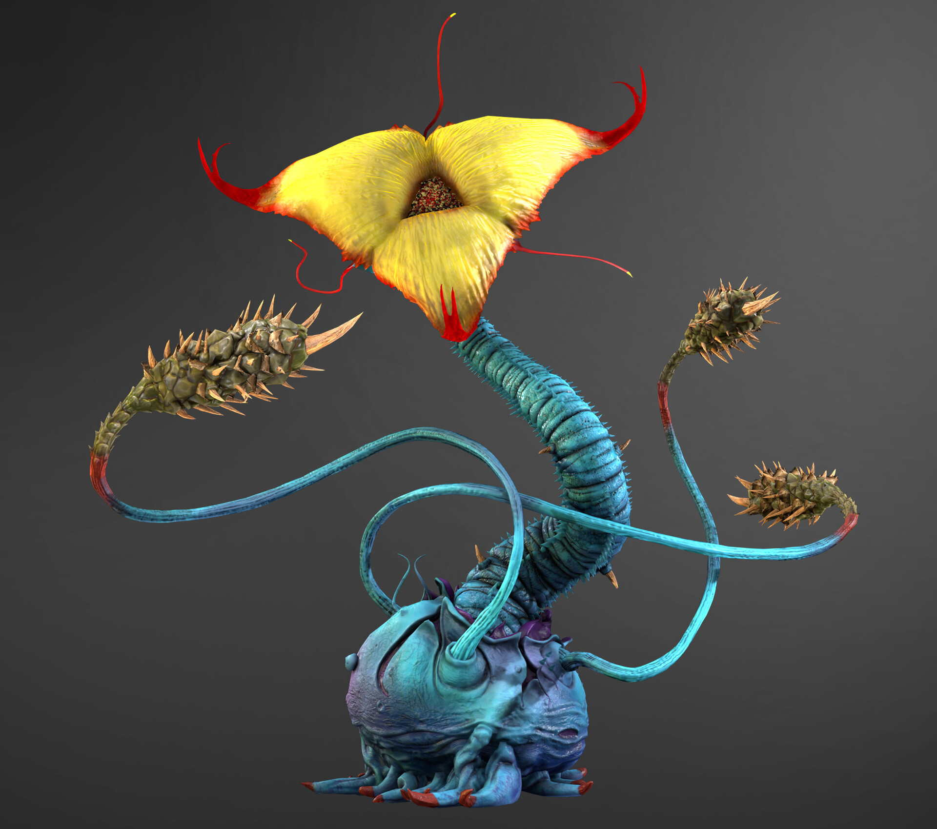 ArtStation - Alien Flower