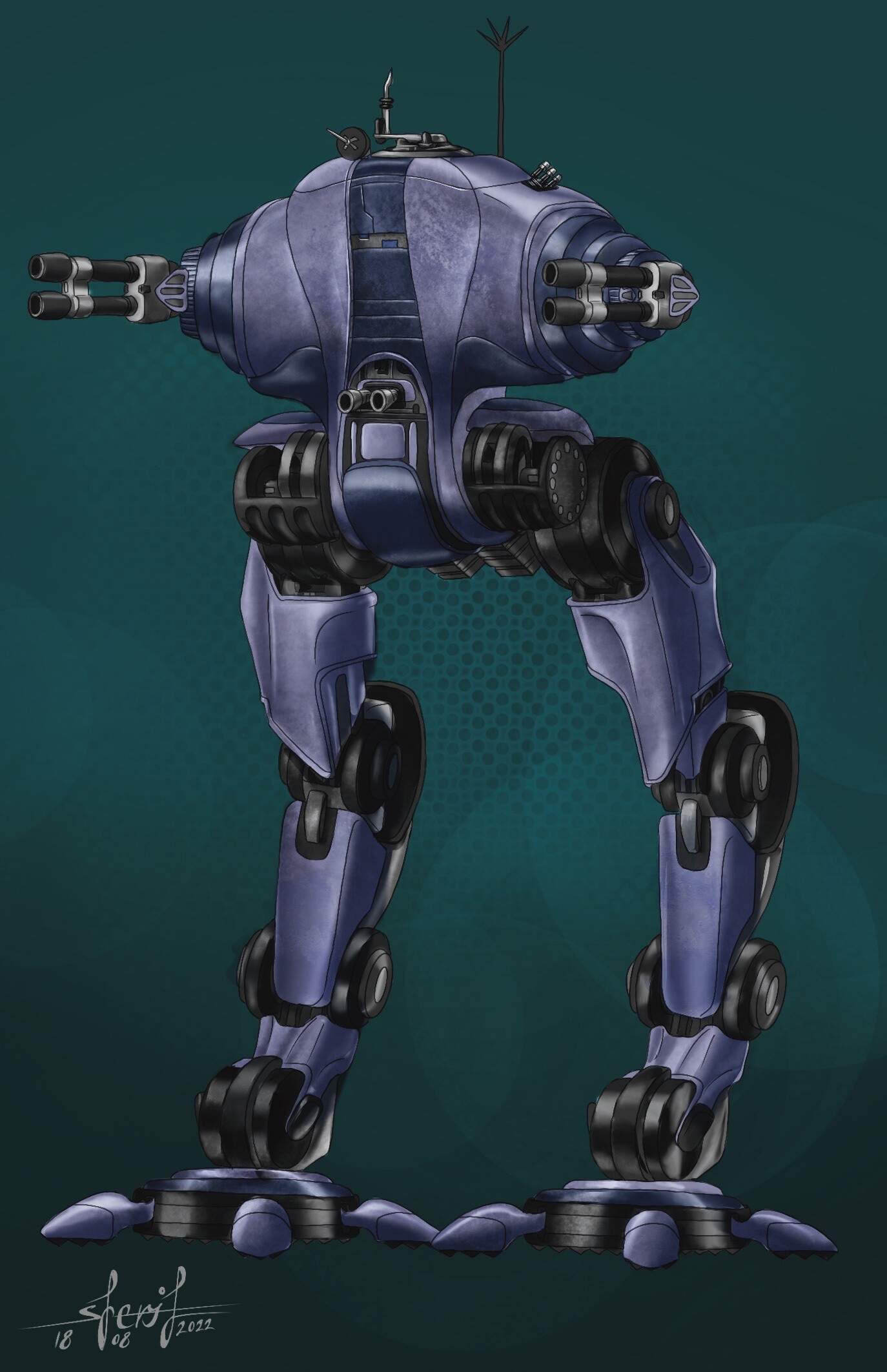 ArtStation - DA-WE-PA War Walker