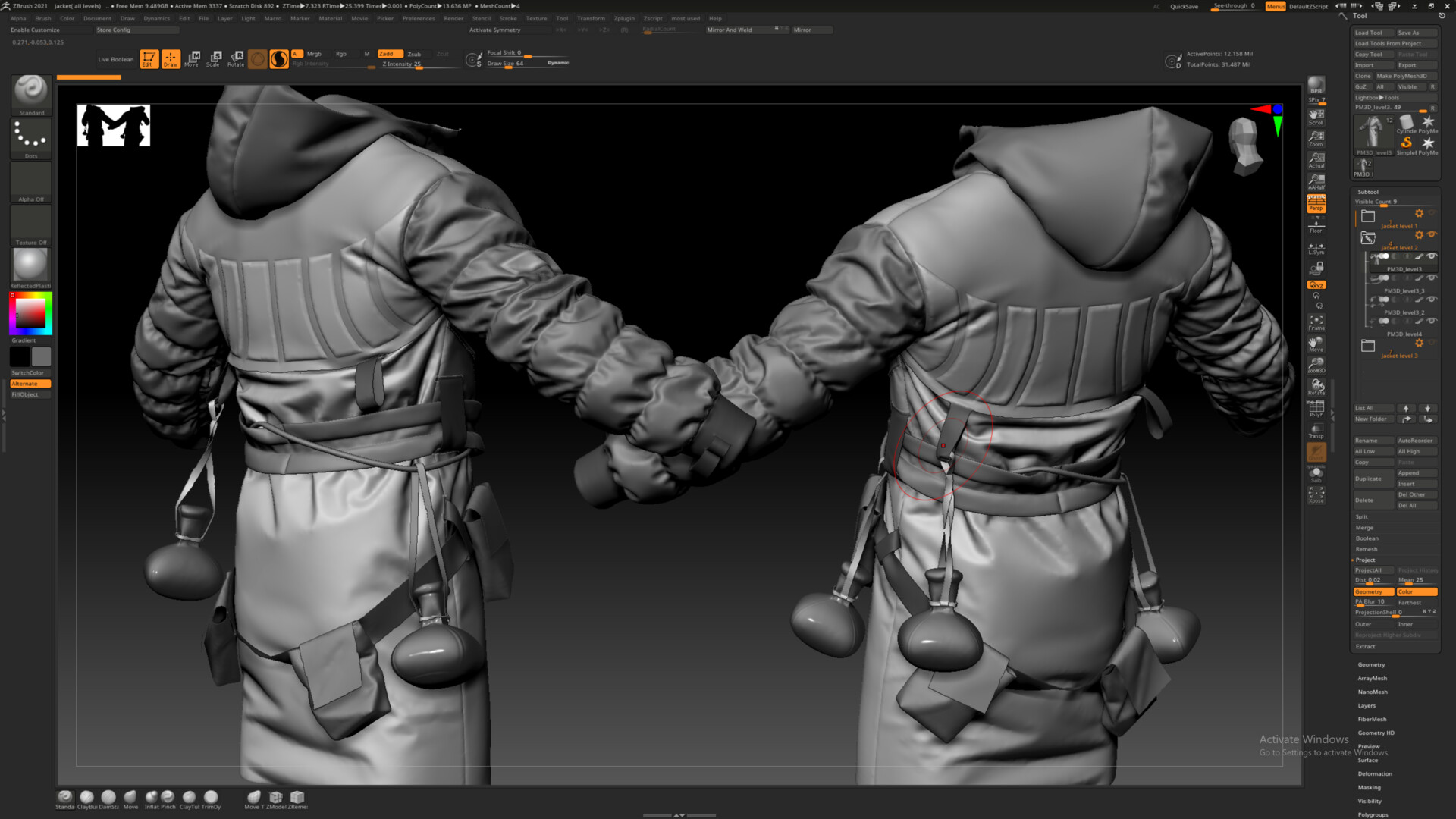 Kshitiz Chandra - winter island warlock outfit