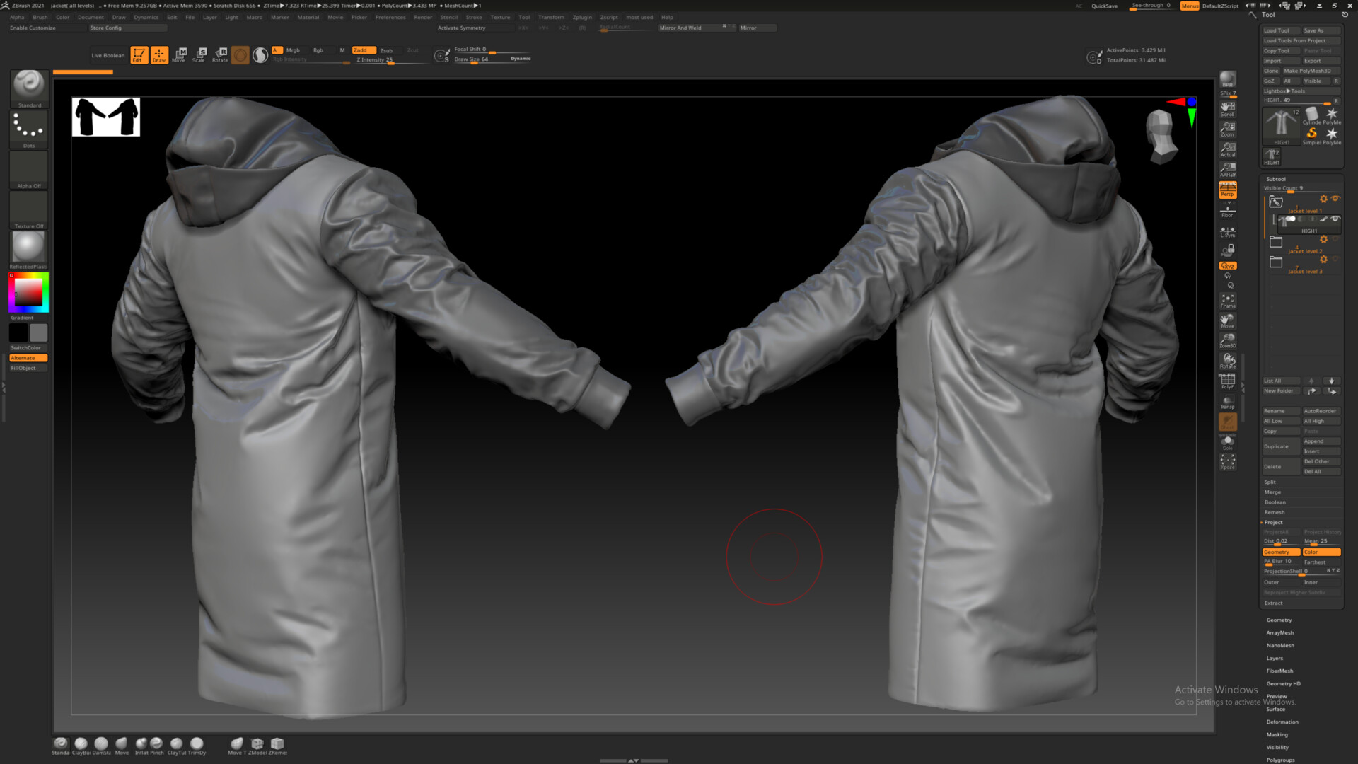 Kshitiz Chandra - winter island warlock outfit