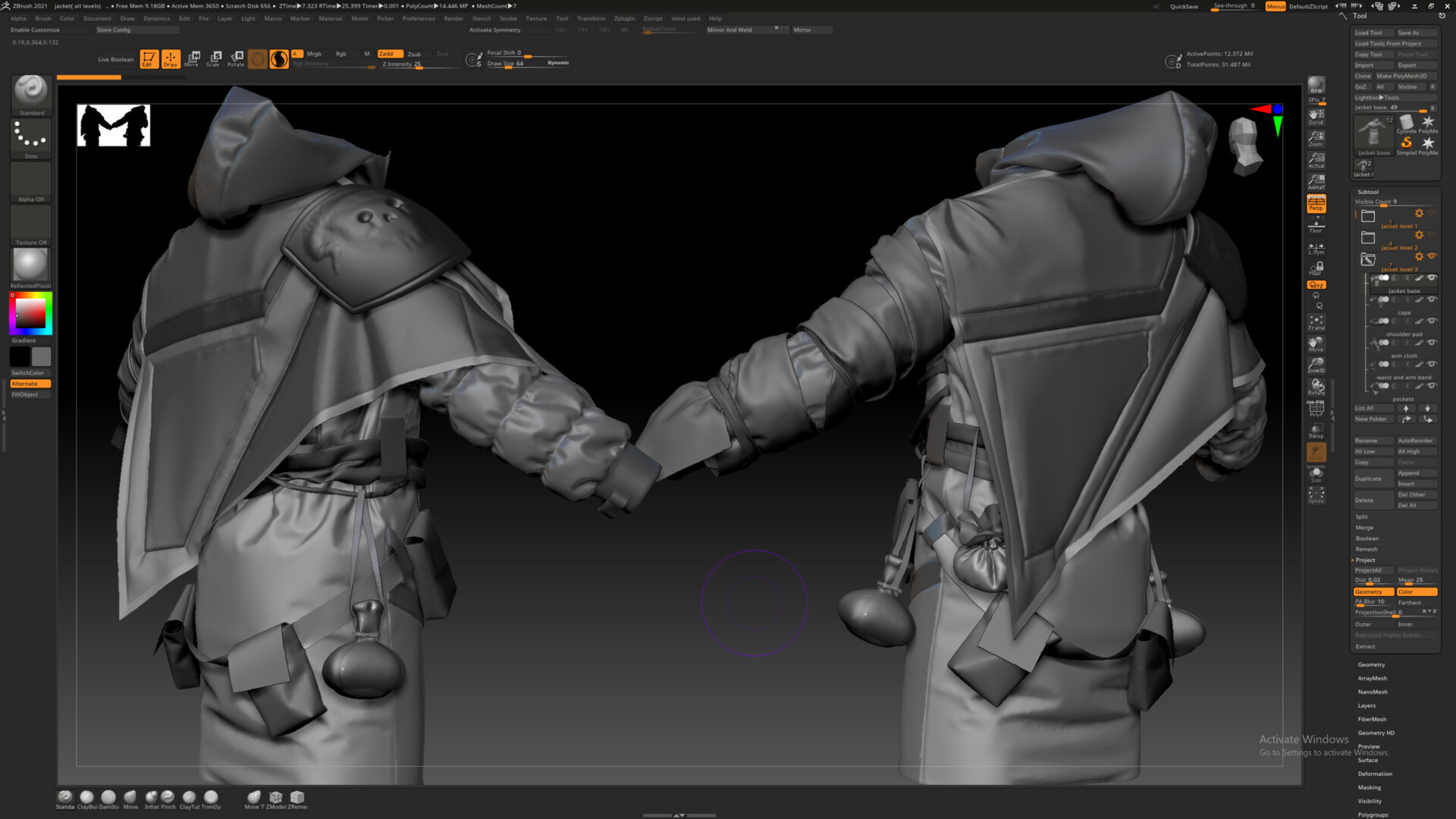 Kshitiz Chandra - winter island warlock outfit