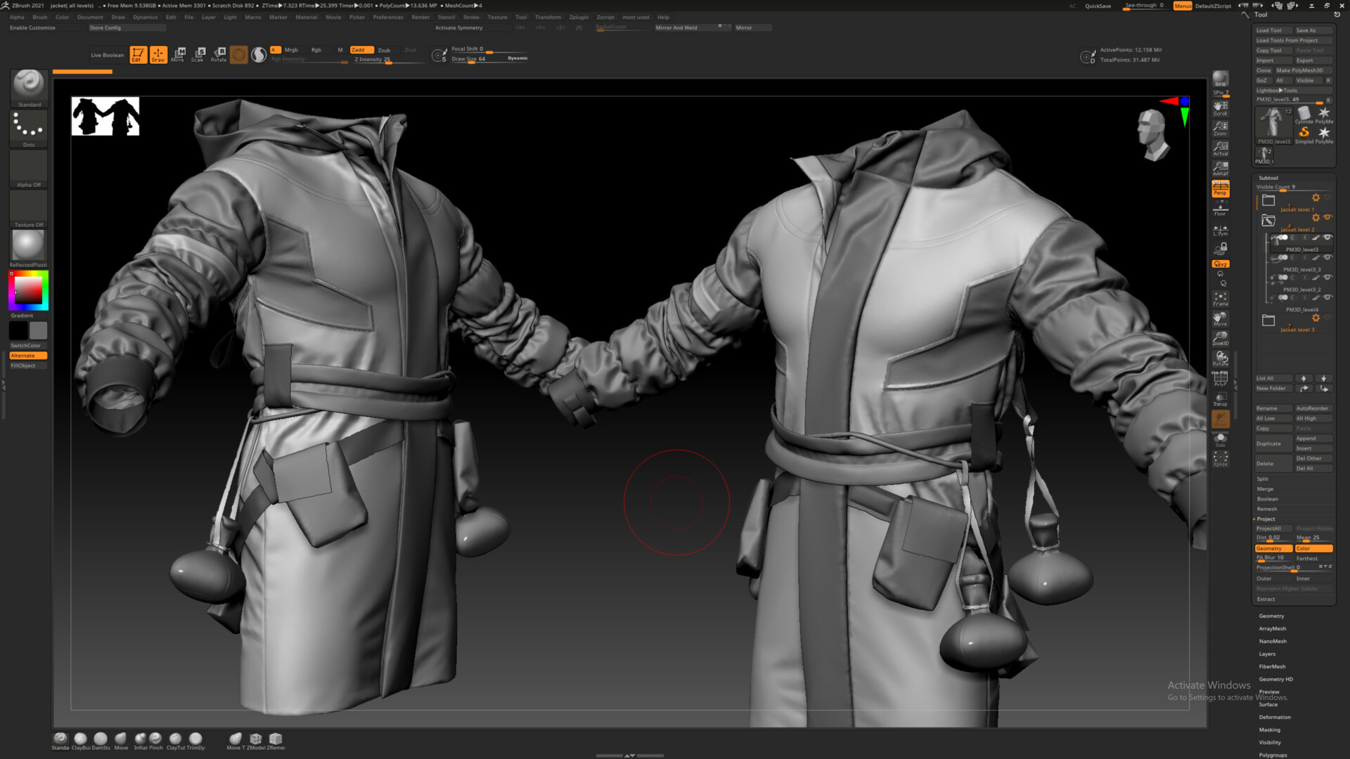 Kshitiz Chandra - winter island warlock outfit