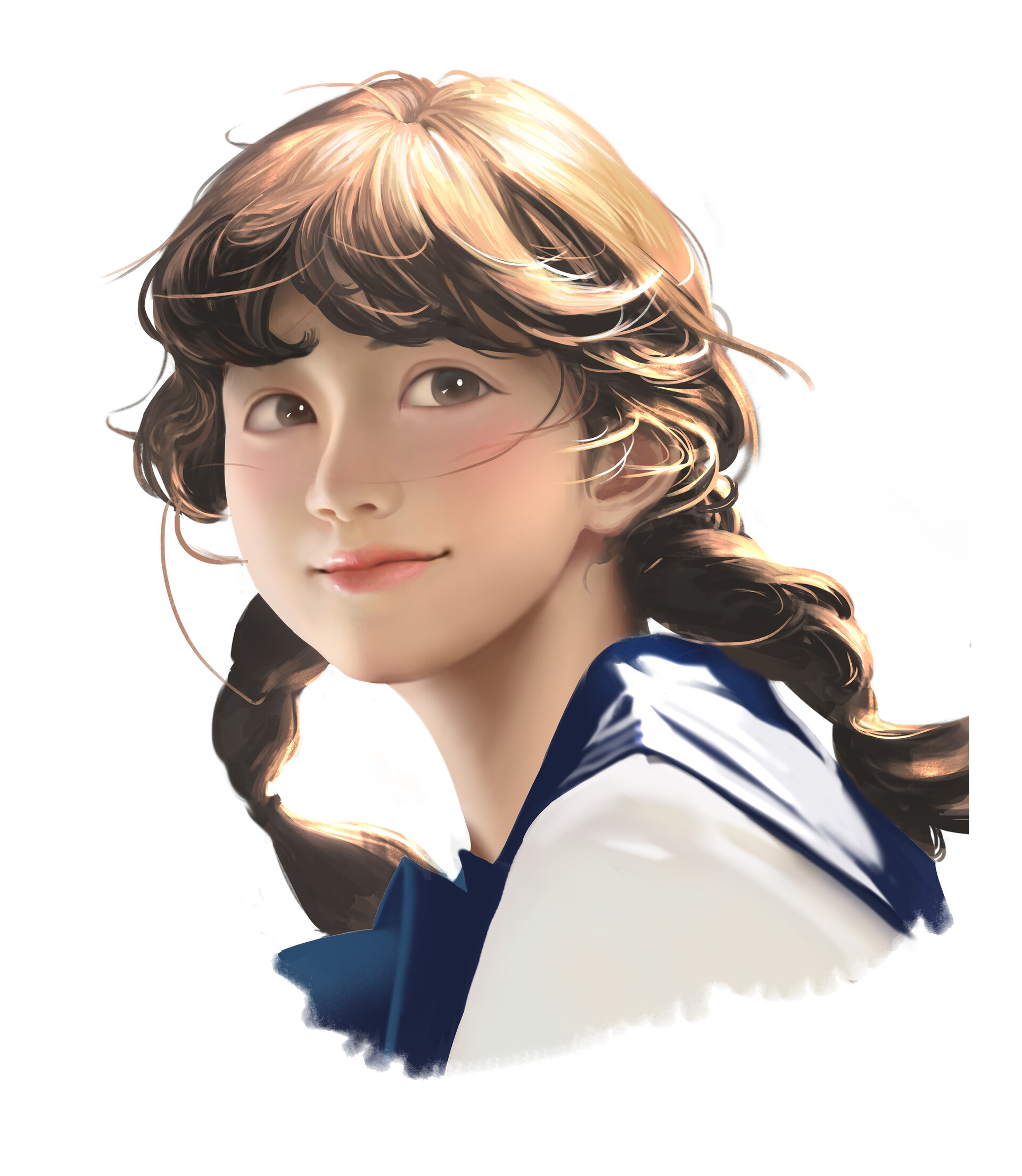 ArtStation - 头像临摹-参考来自花瓣搜索