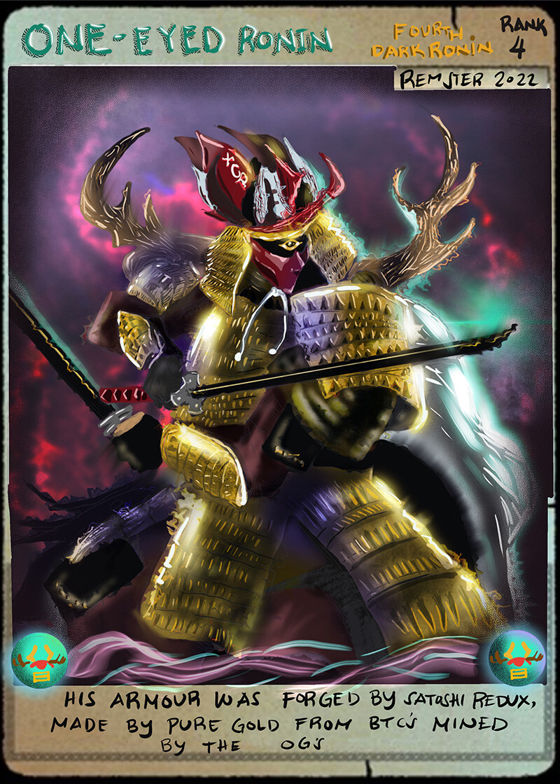 ArtStation - ONE EYED RONIN