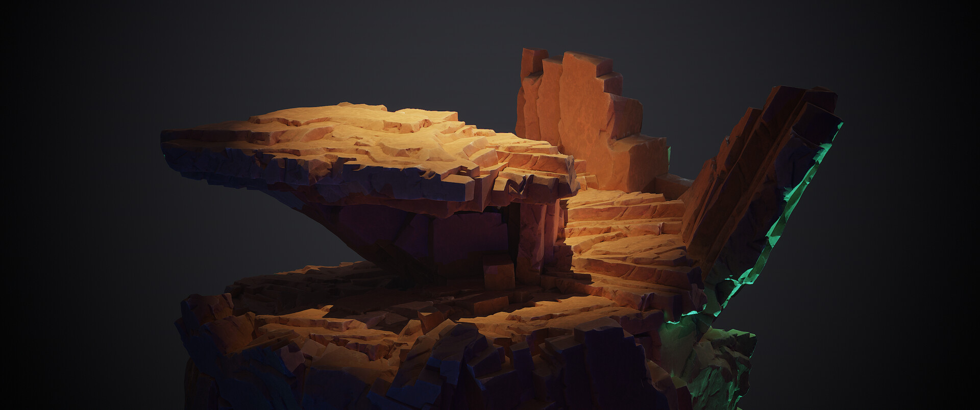 ArtStation - One Rock Scene