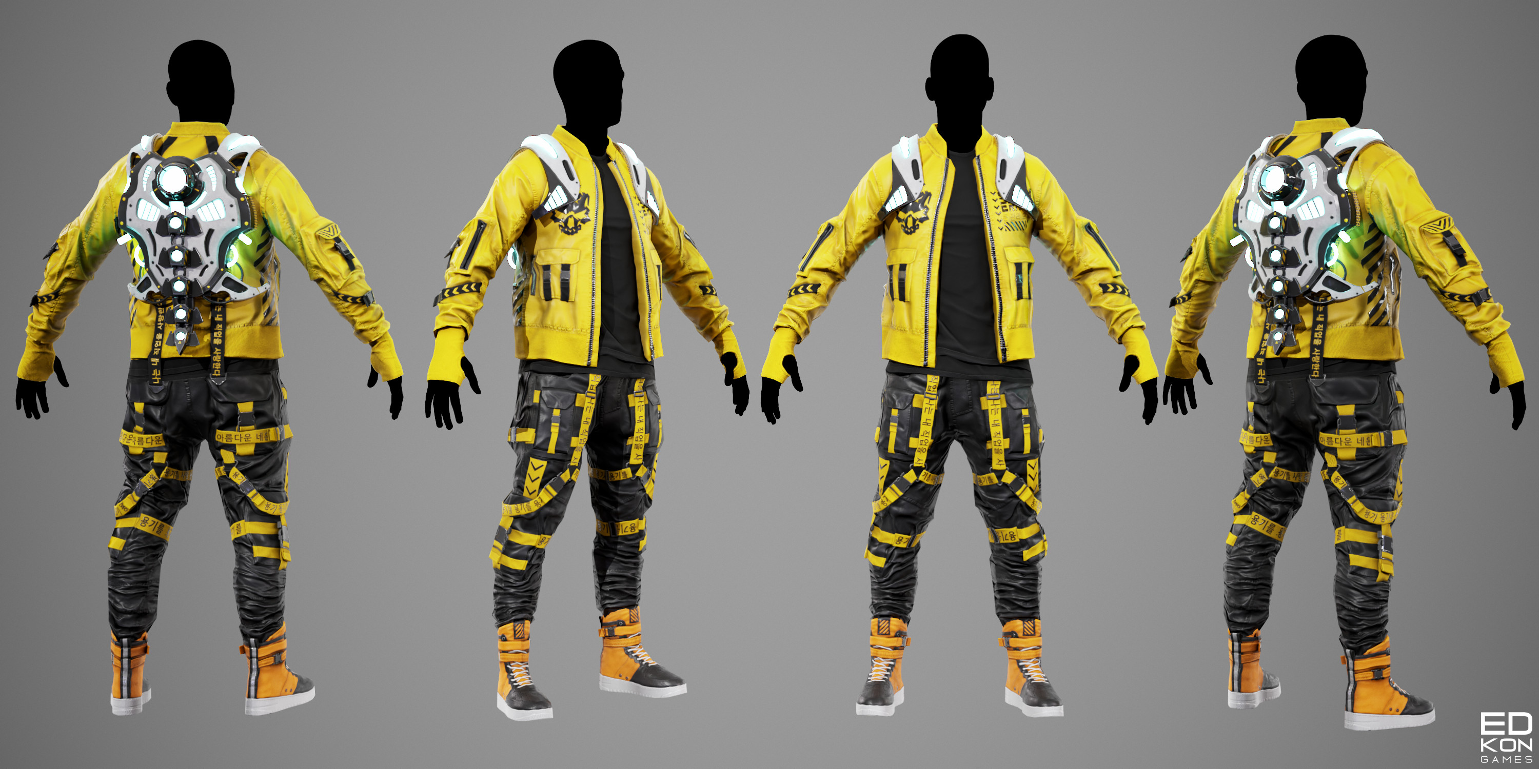 3D Artist - Cyberpunk Skin with Exo Backpack