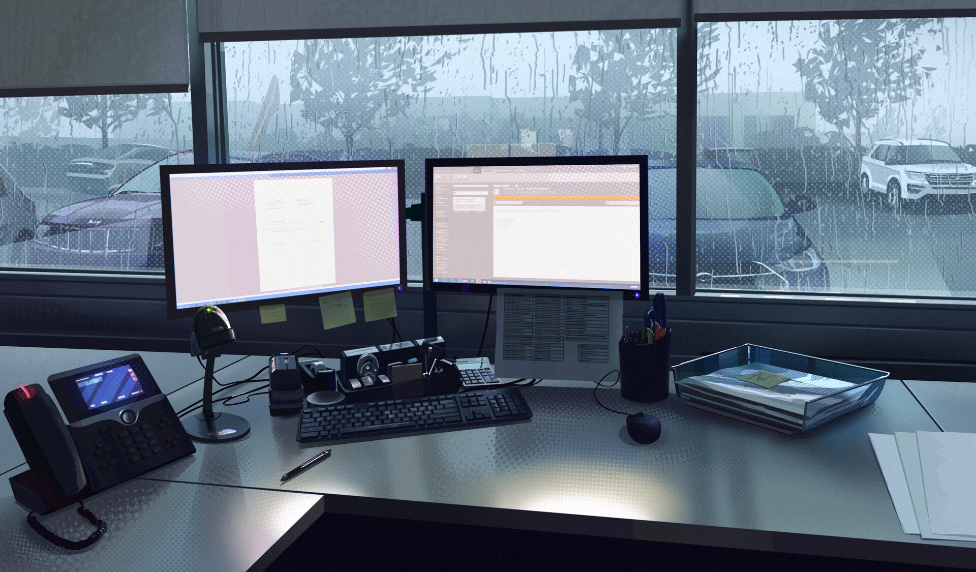 ArtStation - Blue Screen.