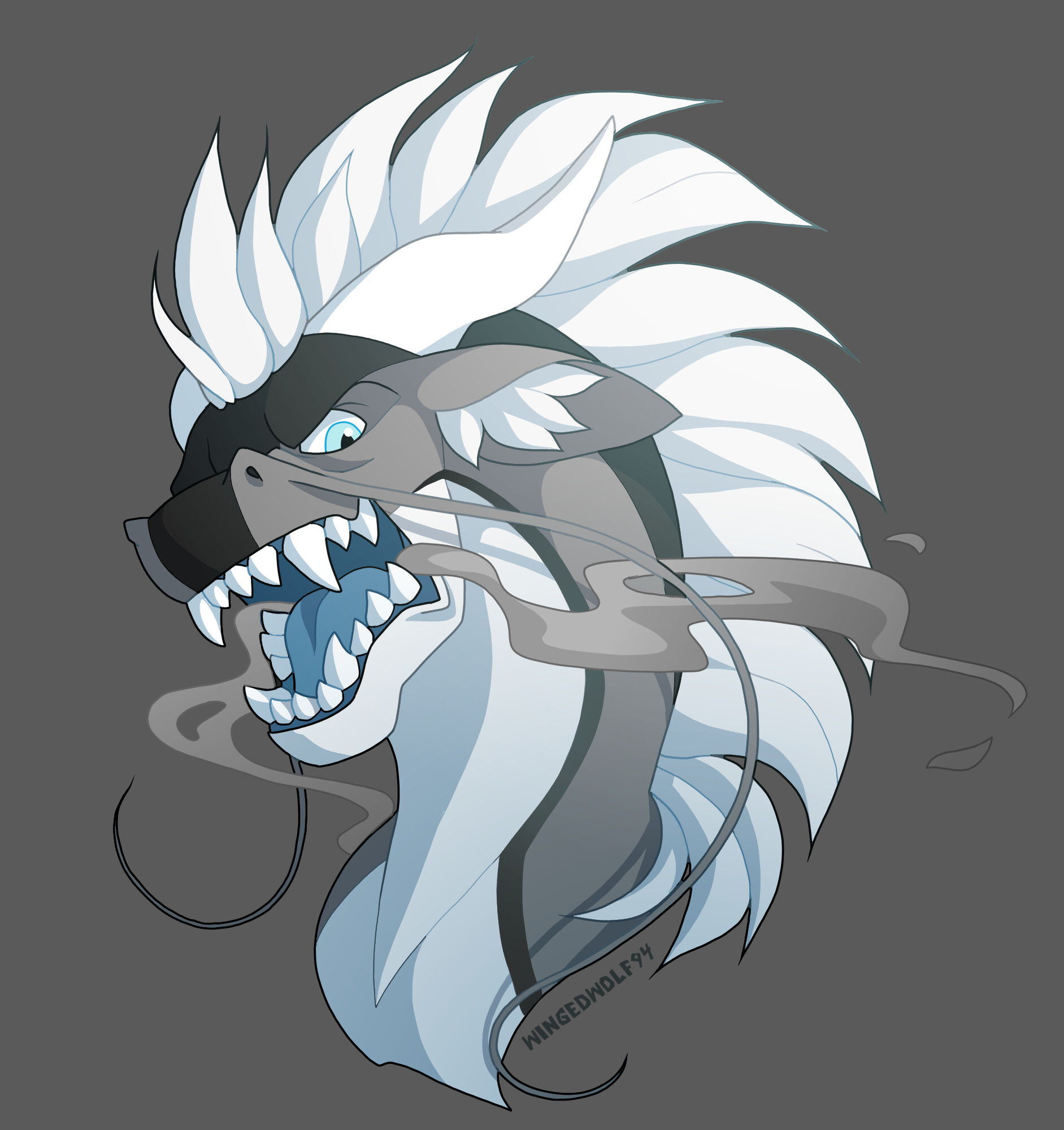 ArtStation - Siepnir Dragon Portrait