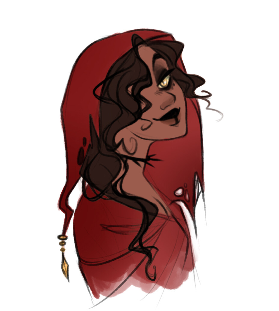 ArtStation - Witch Queen of the ghouls [character design]