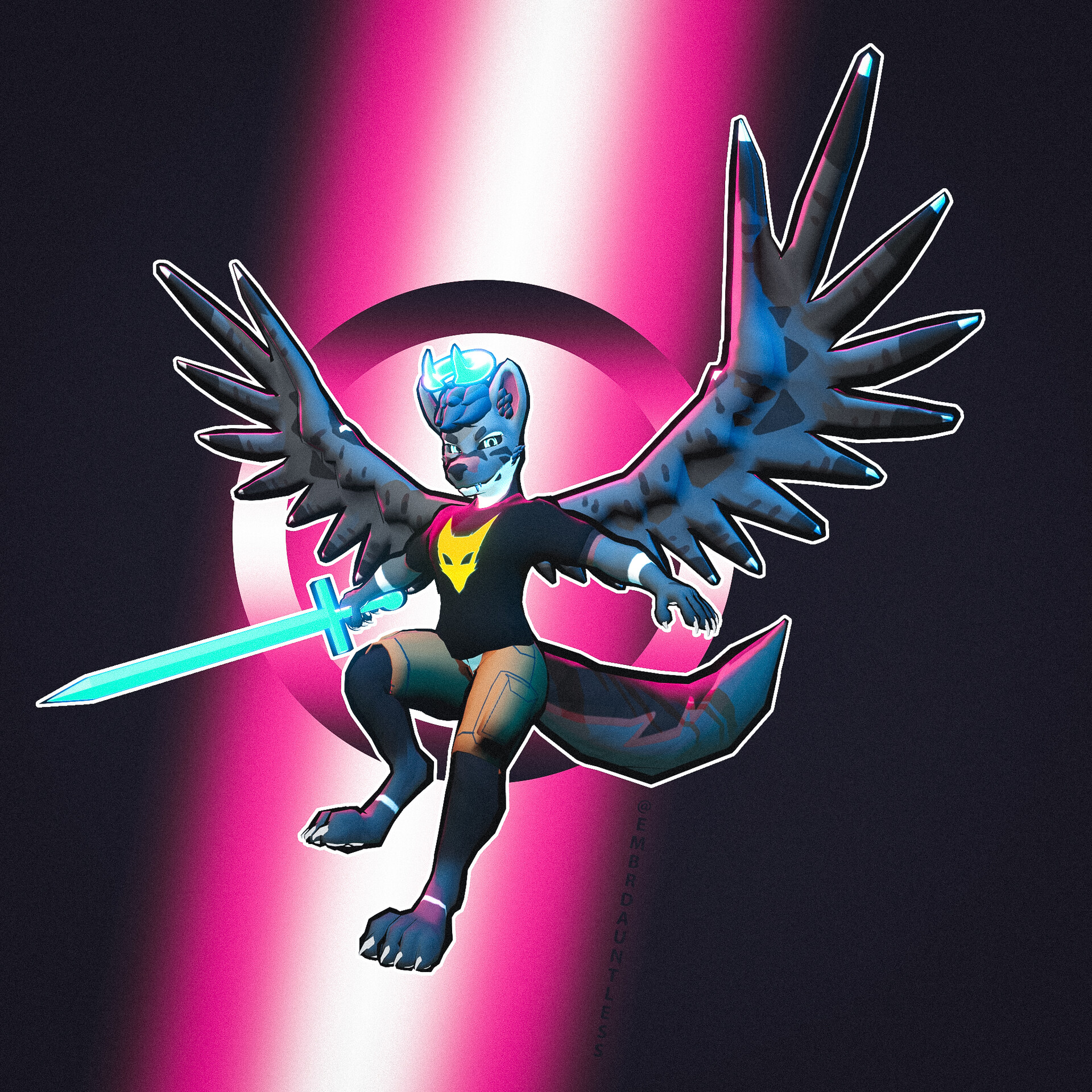 ArtStation - Stylized VRChat character and Vtuber rig