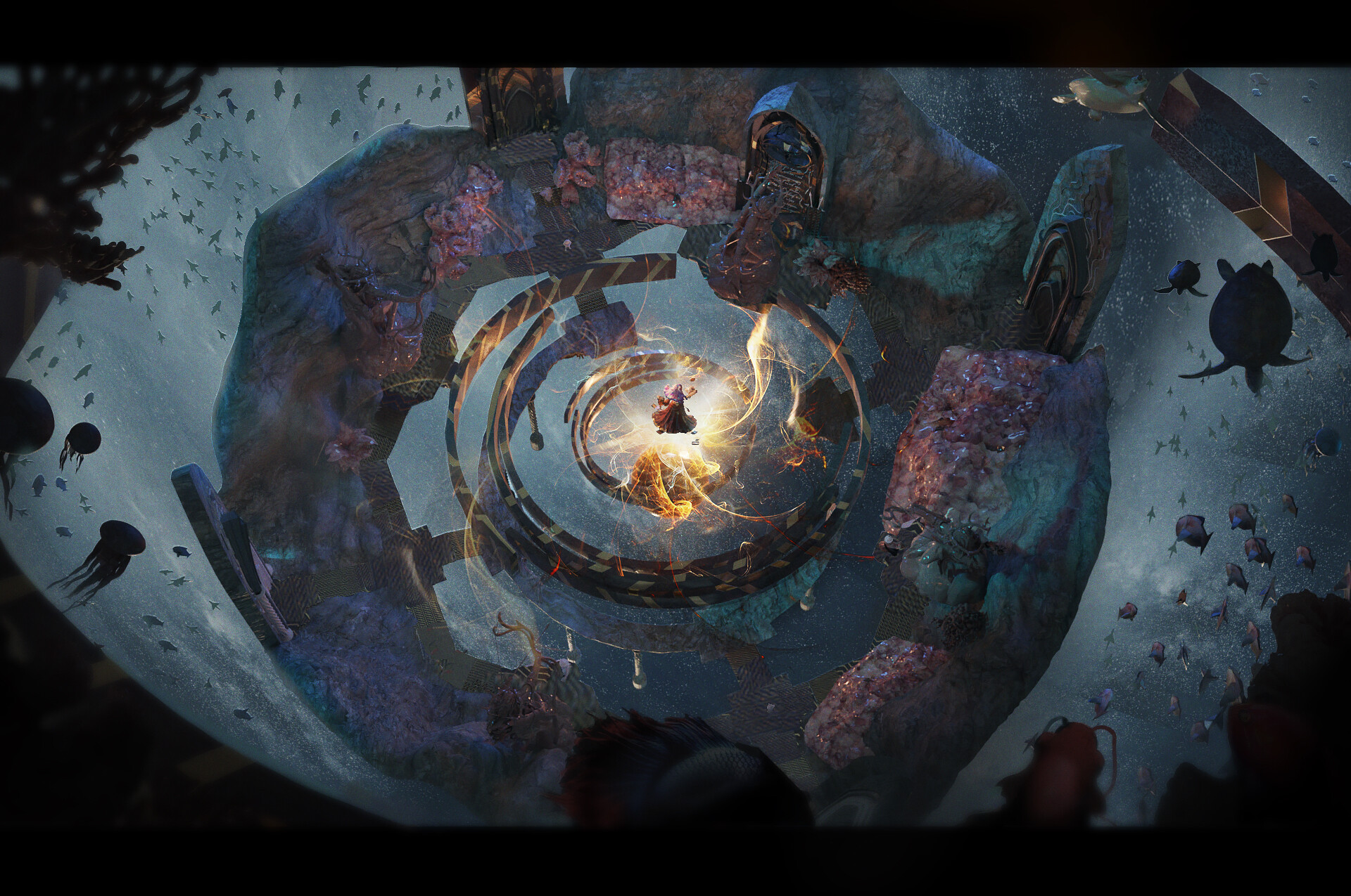 ArtStation - Underwater vortex