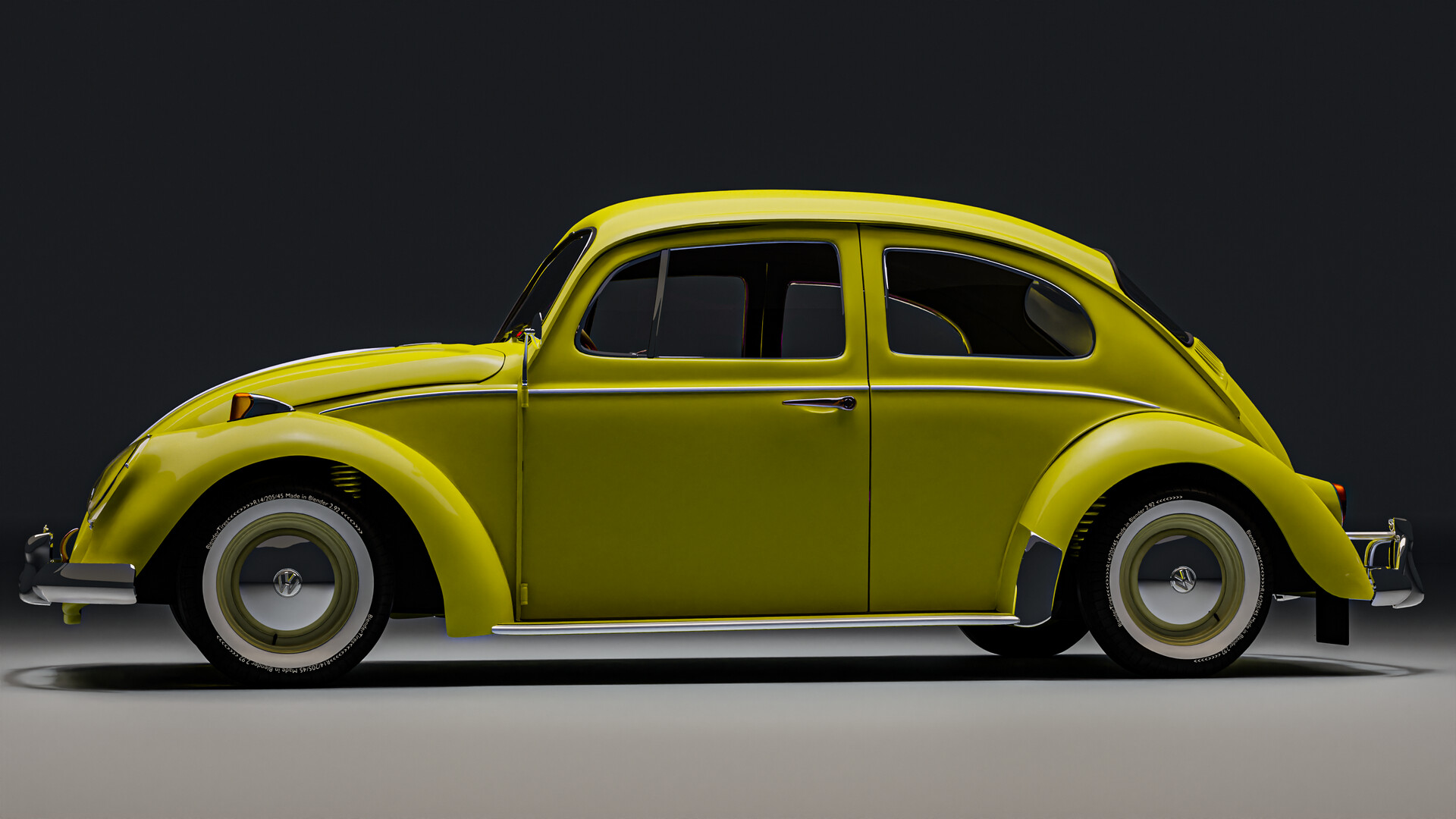ArtStation - Blender model VW Beetle 63`