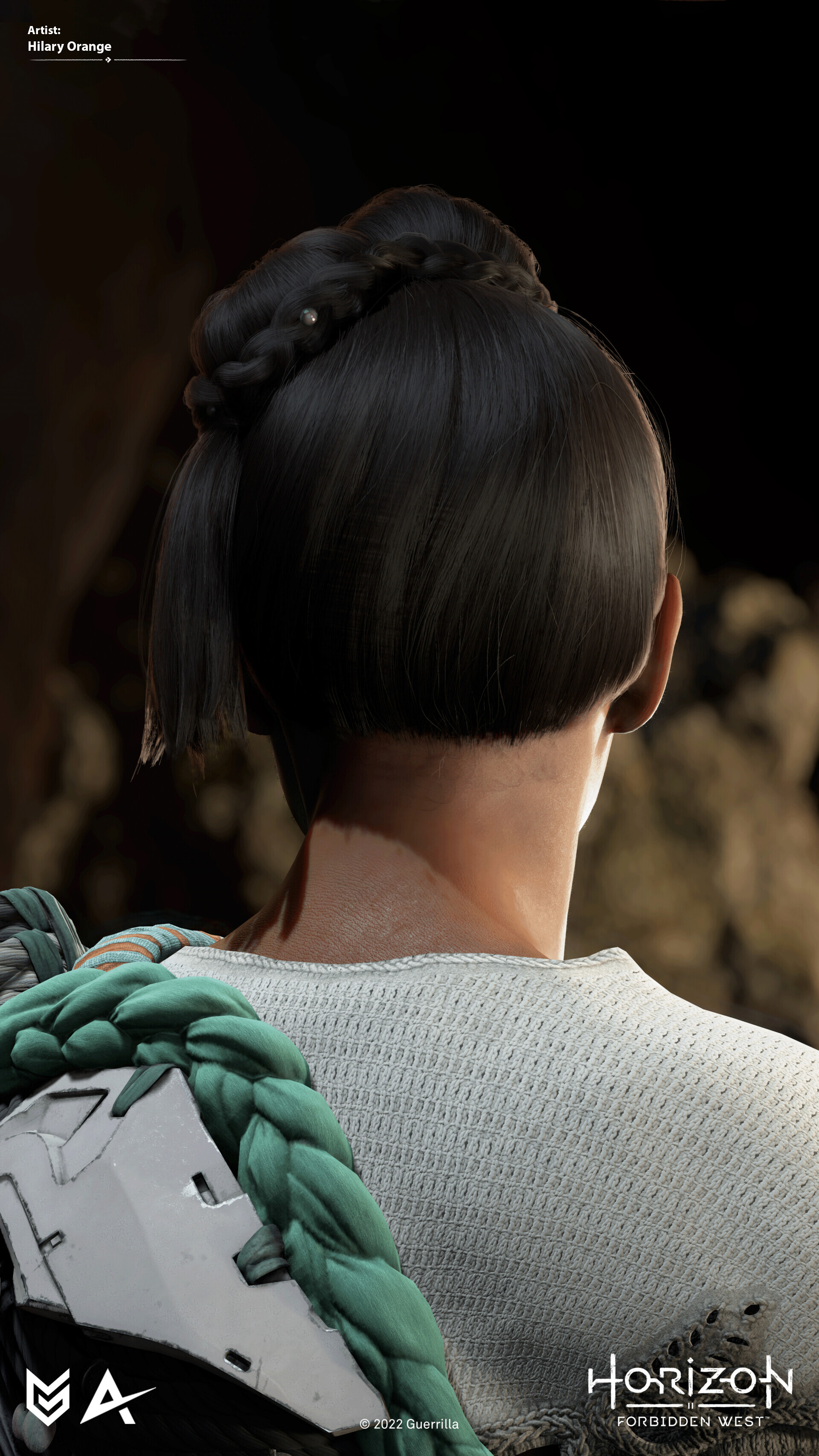 Hilary Orange - Quen Hair 05 - Horizon Forbbiden West