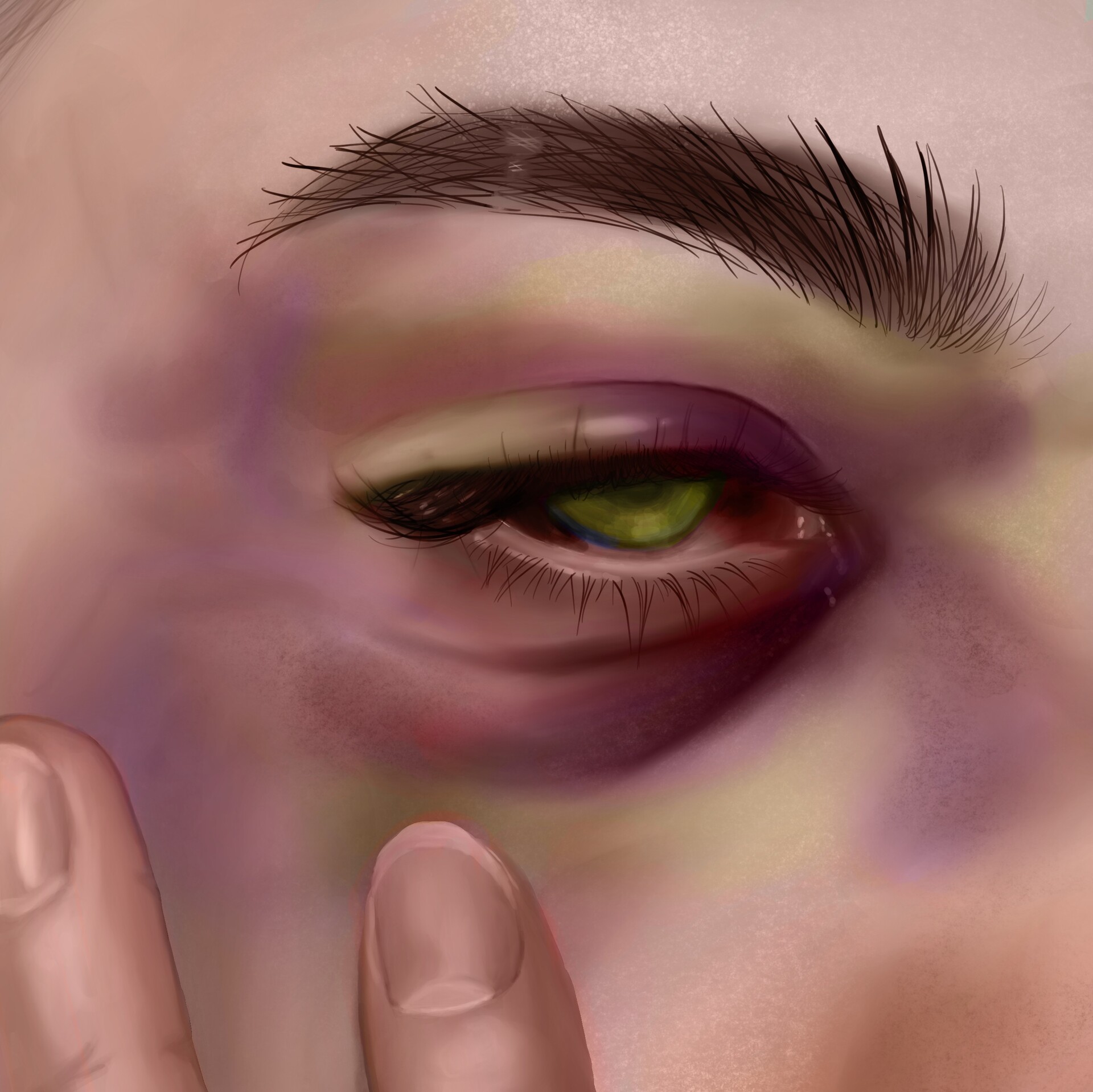 ArtStation - Close Up Portrait