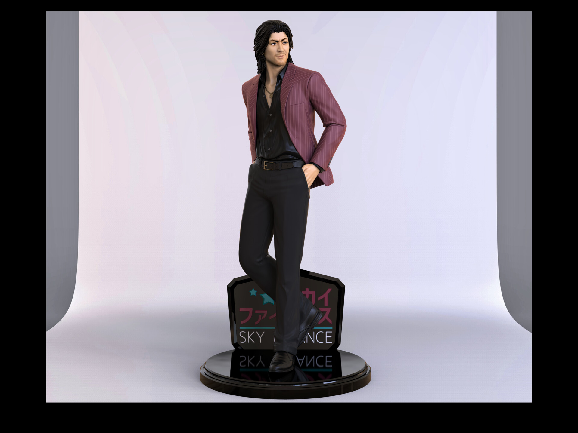 ArtStation - RGG - Akiyama Shun Figure
