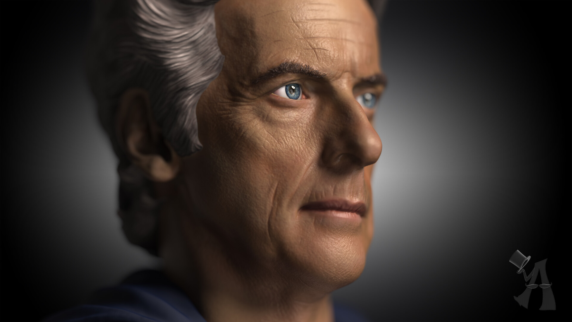 peter capaldi eye colour