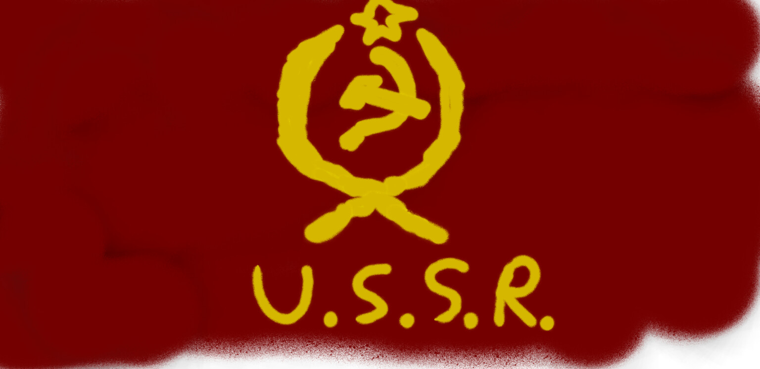 ArtStation - USSR Flag Spray paint