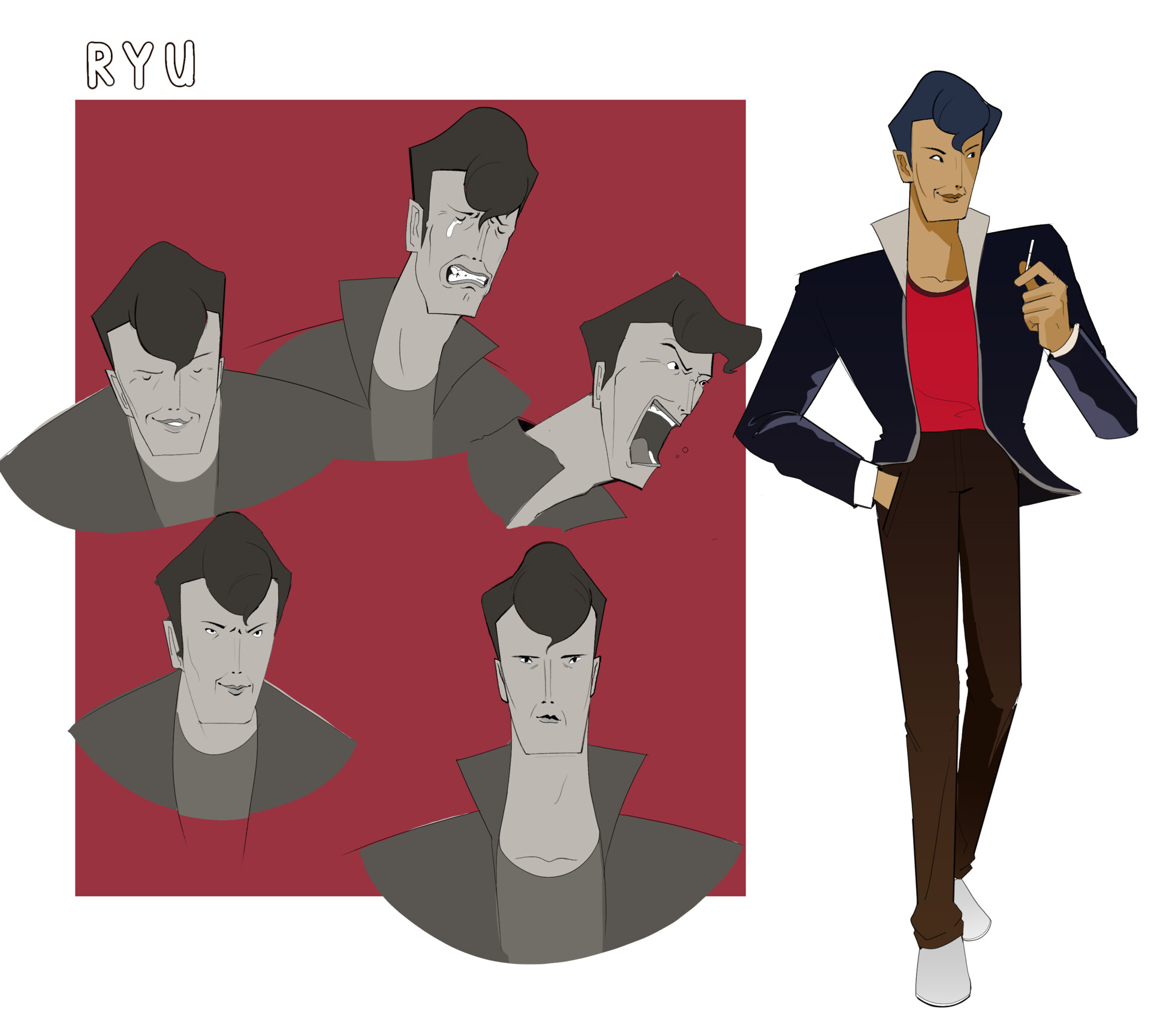 Julienne Lee - expression sheets