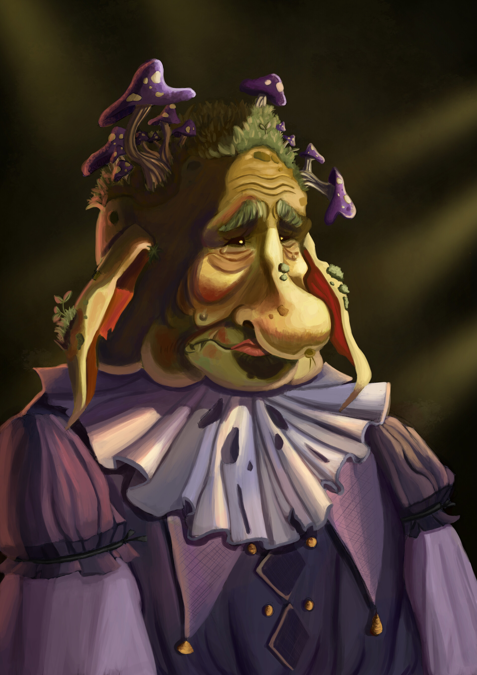ArtStation - Clown Mushroom Goblin