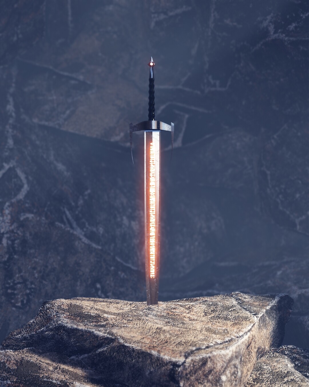 ArtStation - Hidden Sword Inside the Cave