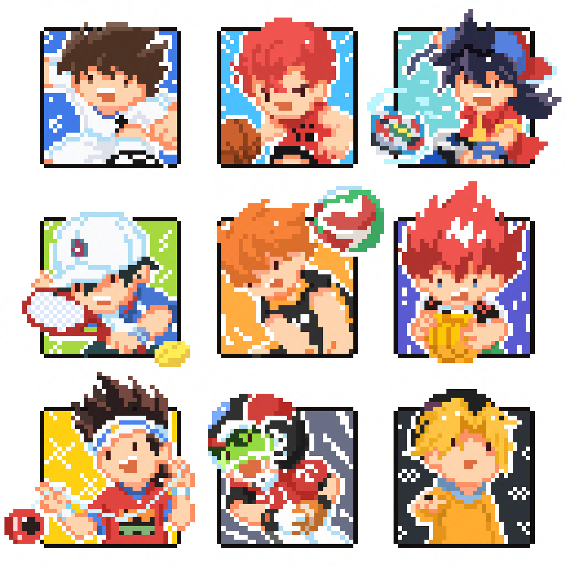 ArtStation - pixel art， animated characters 5，画神深圳线下ACG活动群、外包群：397595476