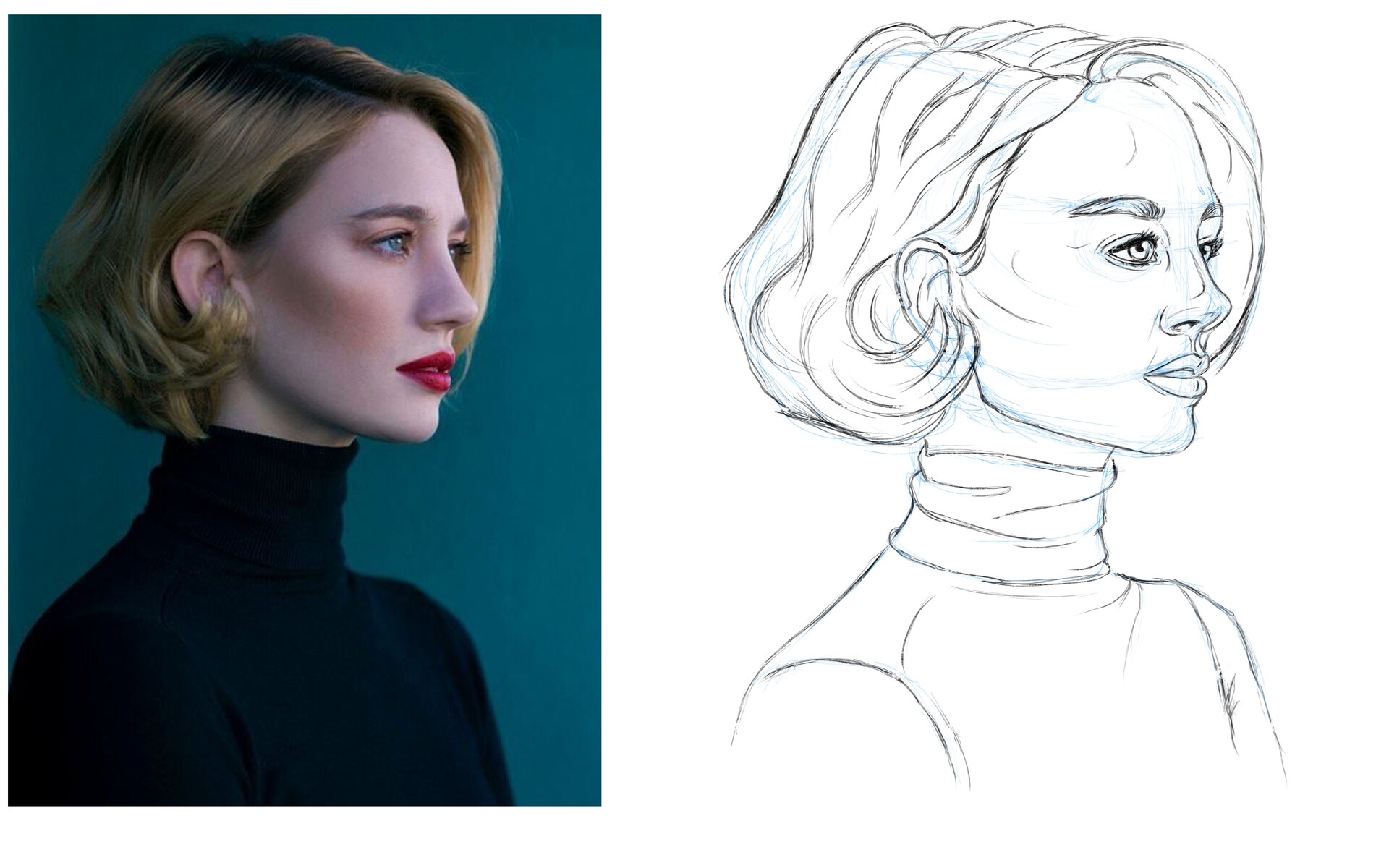 ArtStation - Girl sketch