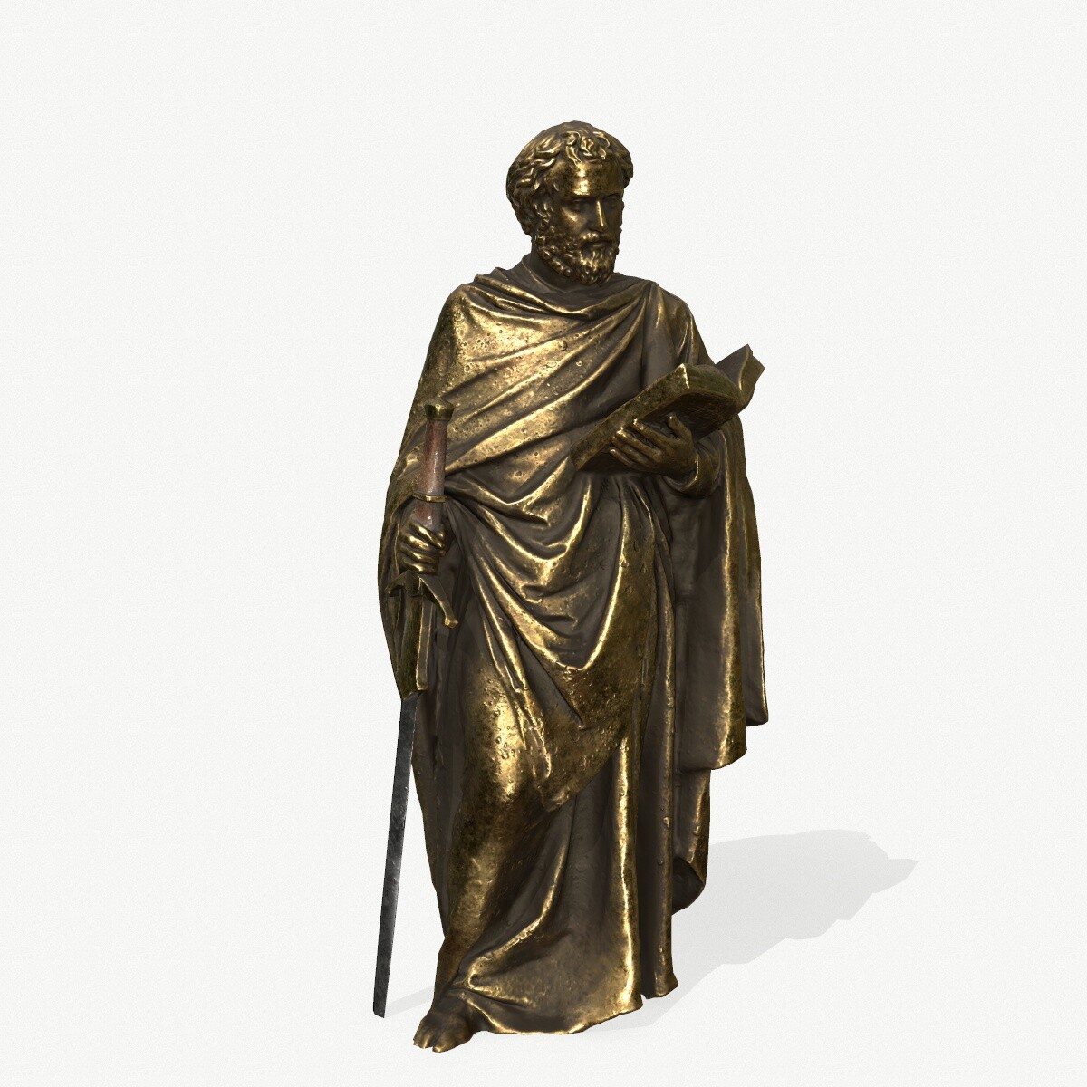 ArtStation - Old Man Statue