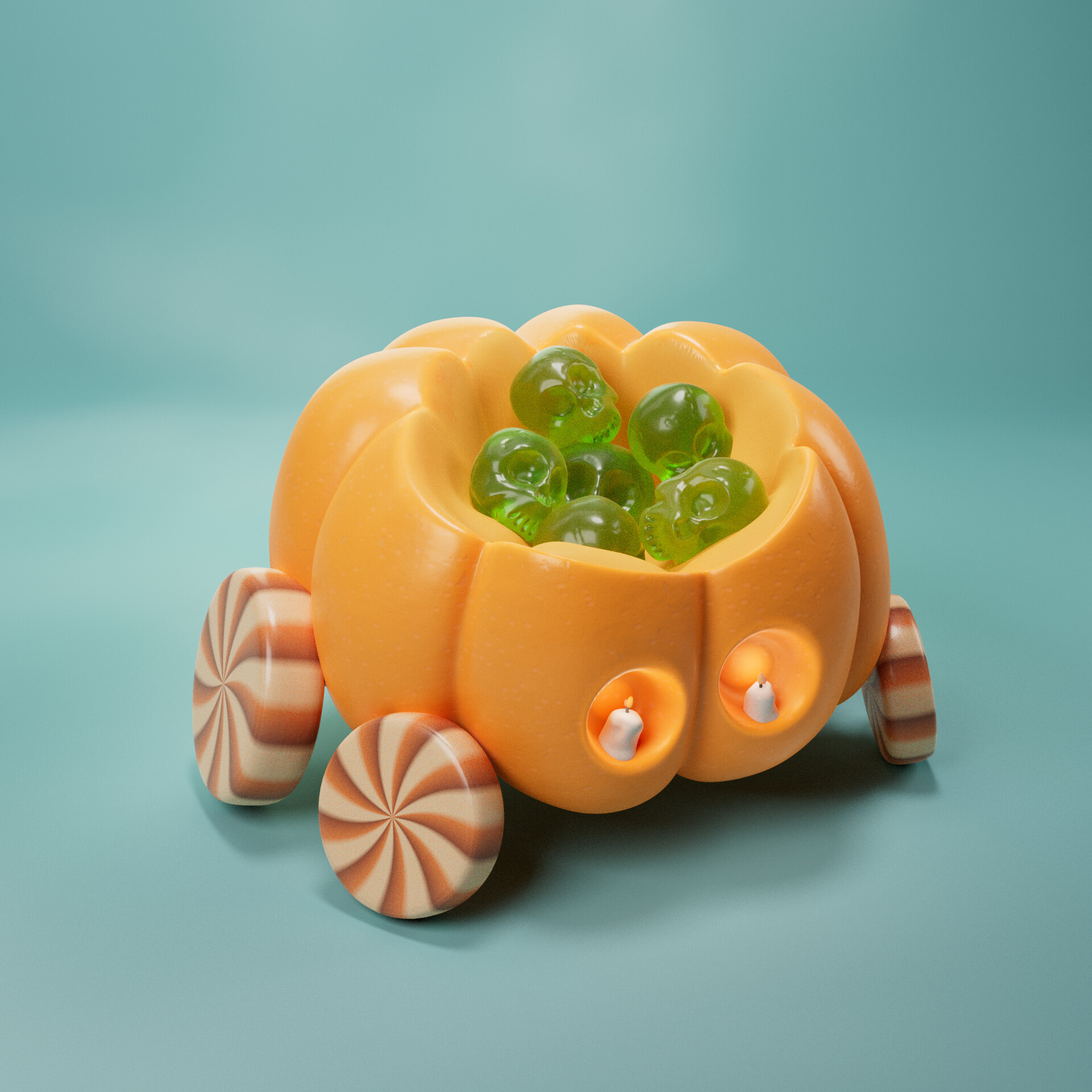 ArtStation - Pumpkin Car