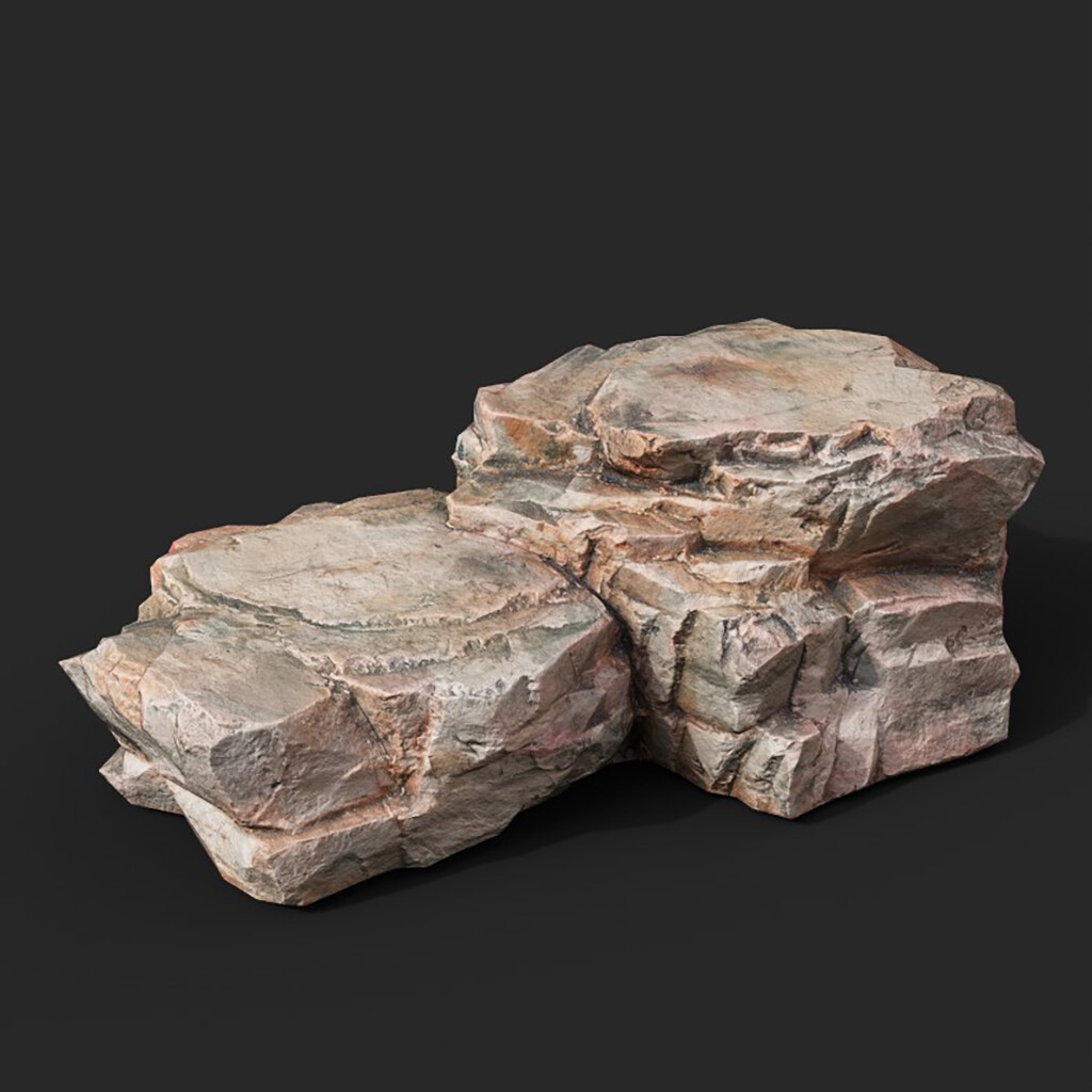 3D Models by 3D Landscape - Sharp Rock Formation 221104 - Ultra HD 16K ...
