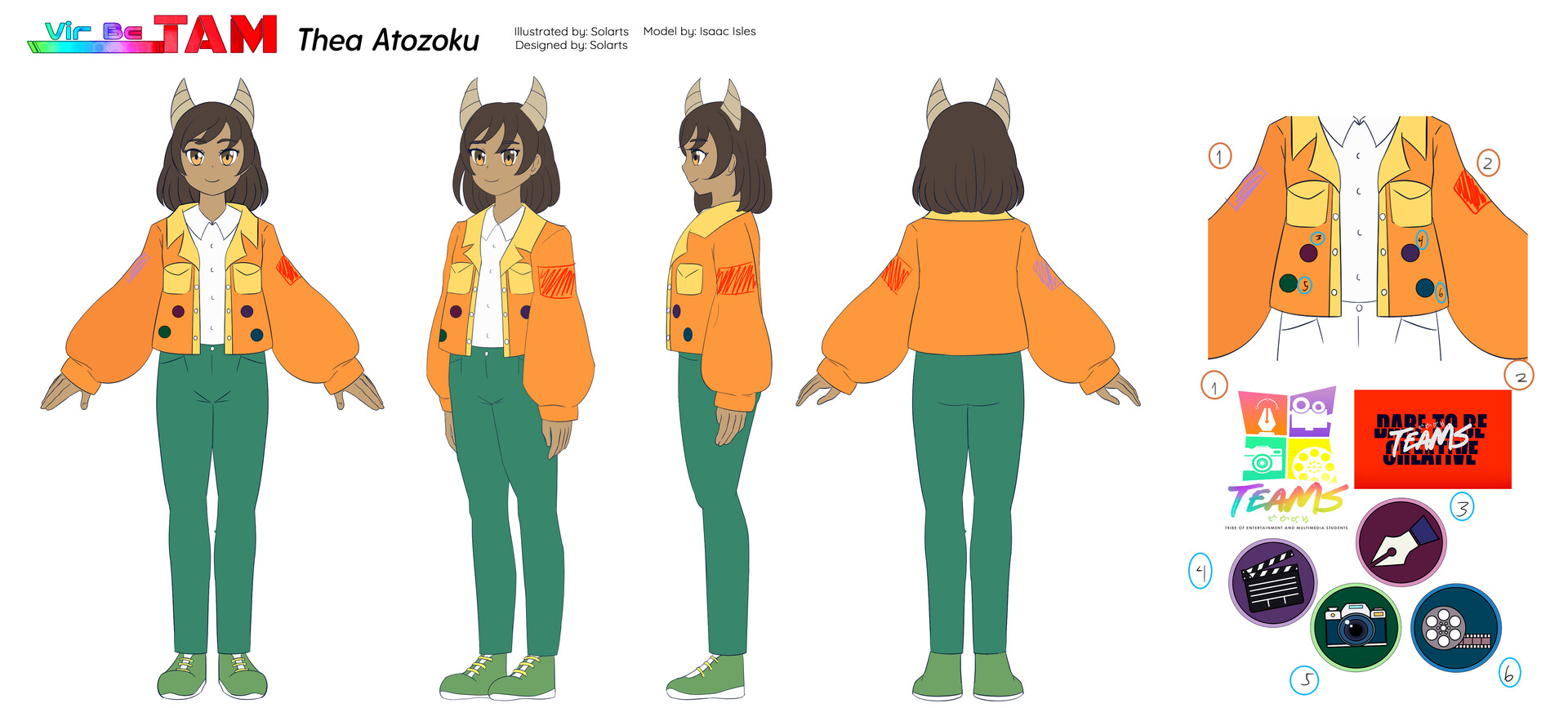 ArtStation - Thea Atozoku - Turnaround