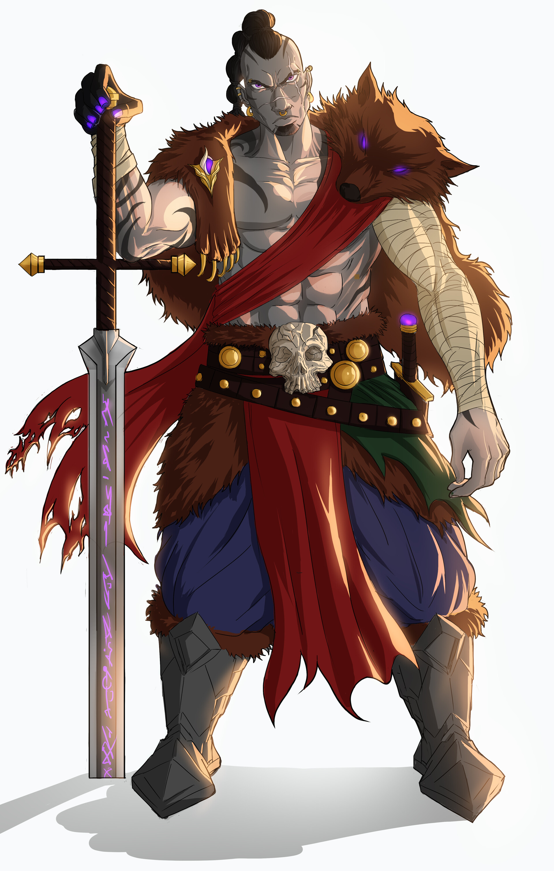 Artstation Goliath Barbarian Braymore Grimvahl