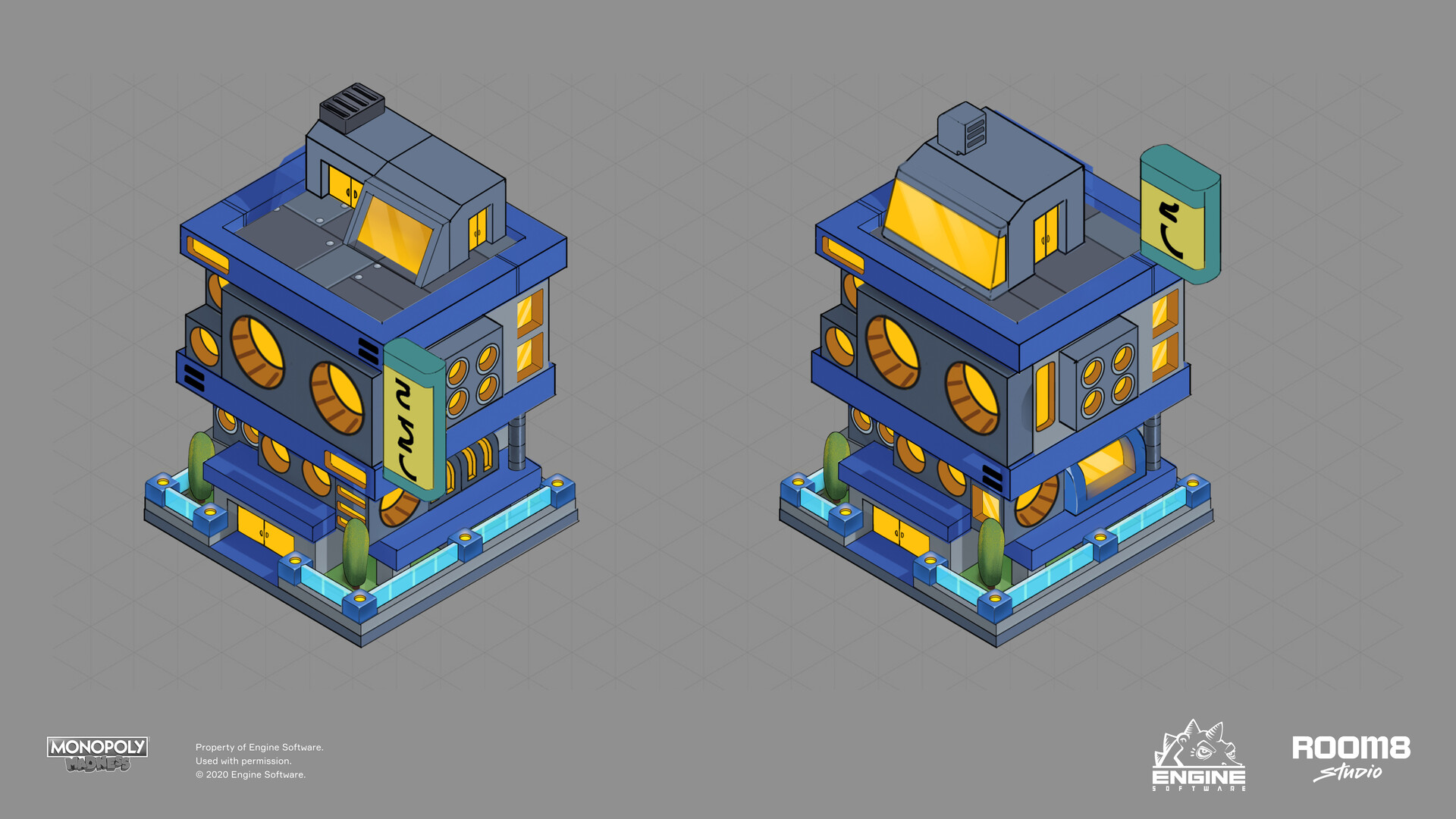 Room 8 Studio - Portfolio - Stylized Buldings Pack