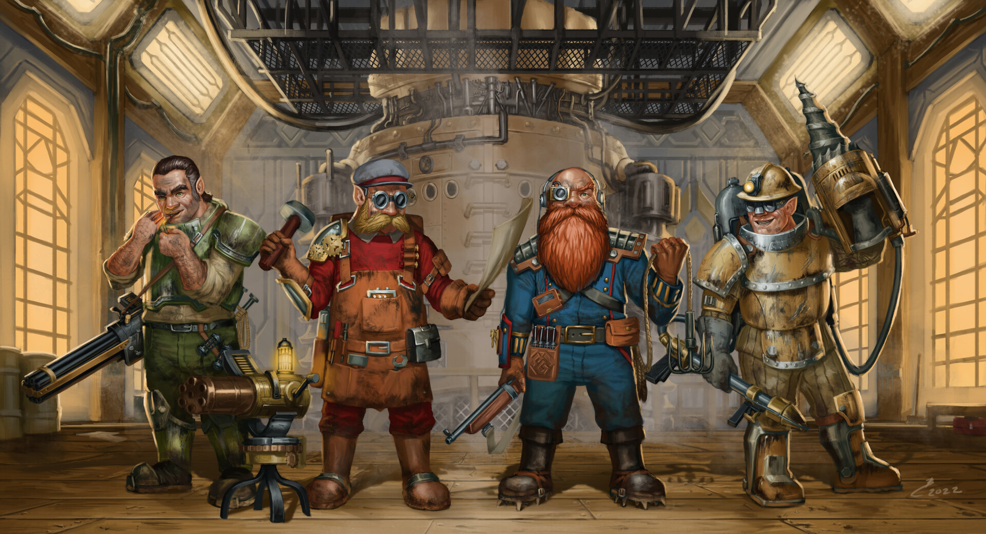 ArtStation - Deep Rock Mining Company (Fan Art)