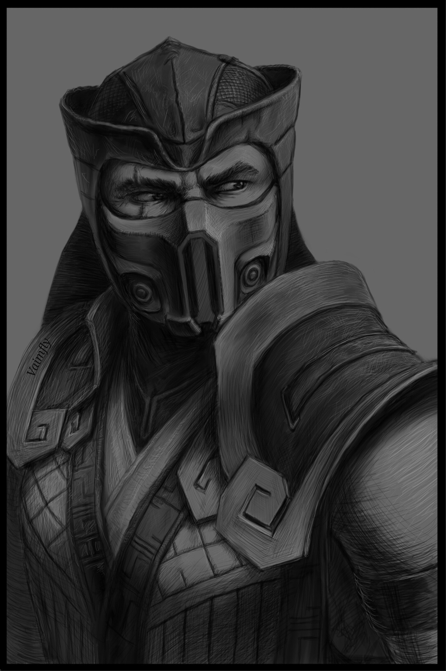 sub zero drawing with pencil